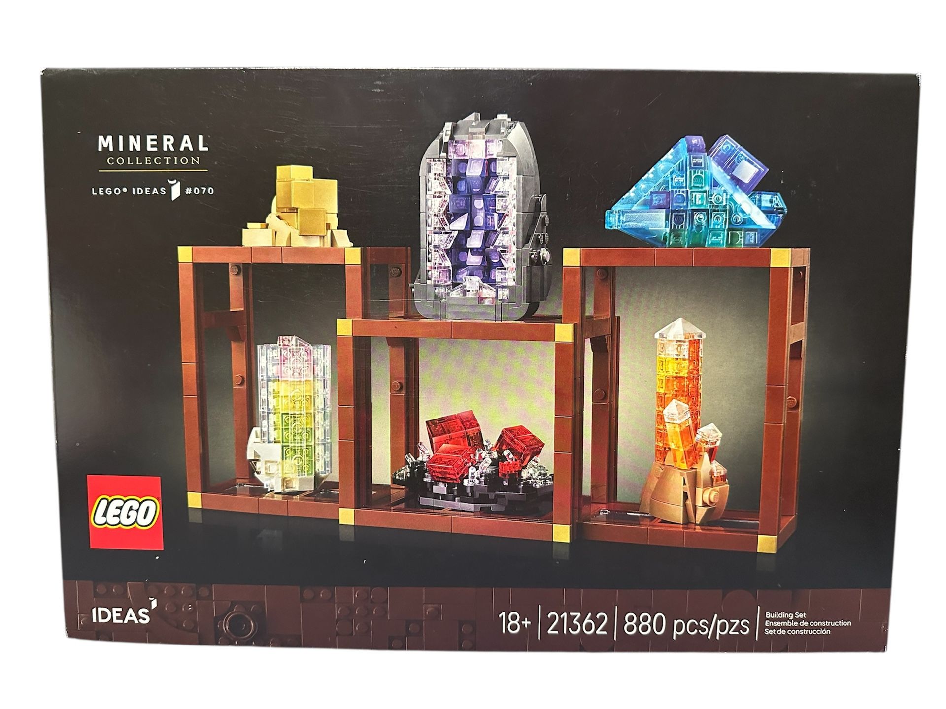 LEGO Ideas Mineral Collection 21362 Building Kit (880 Pieces) for Sale ...