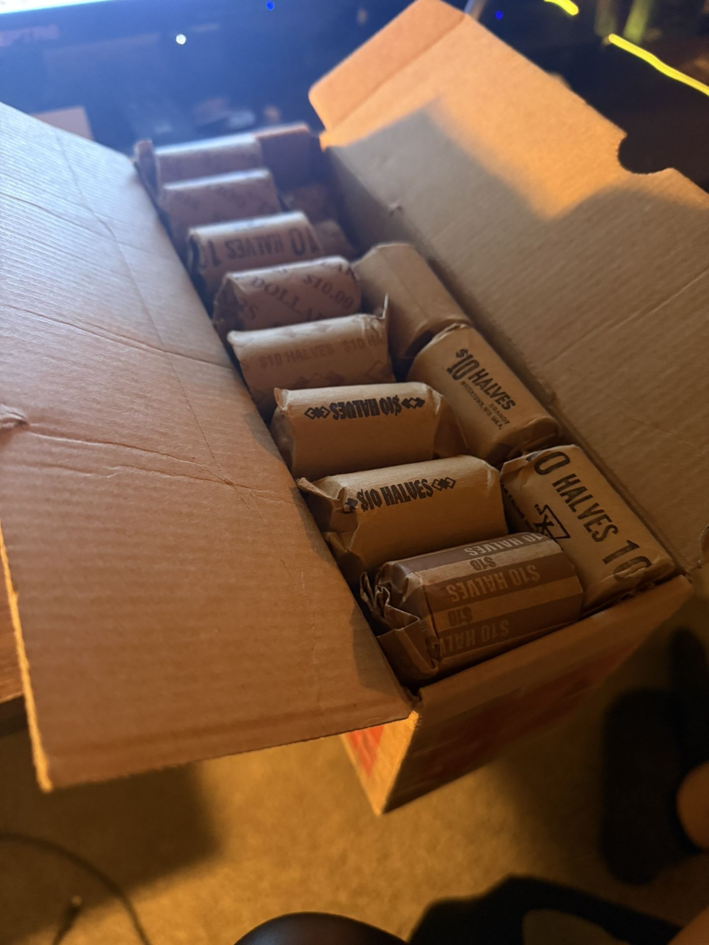 Old $500 Box Of Rolled Kennedy Half Dollars for Sale in Cleveland, OH ...