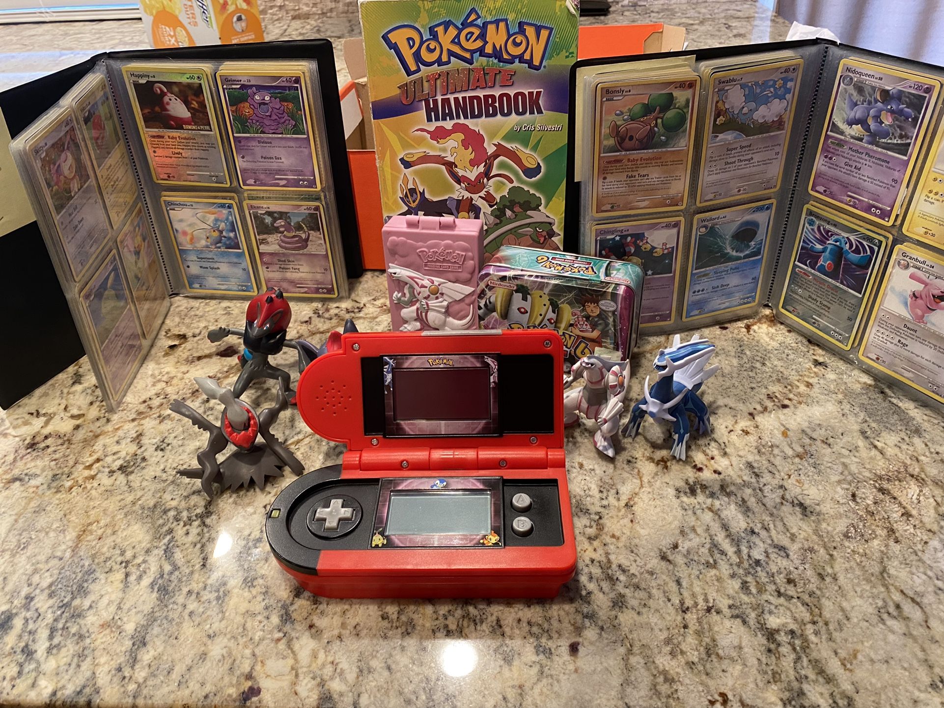 Pokémon Card Collection + Figures + Handbook + Pokédex! for Sale in ...