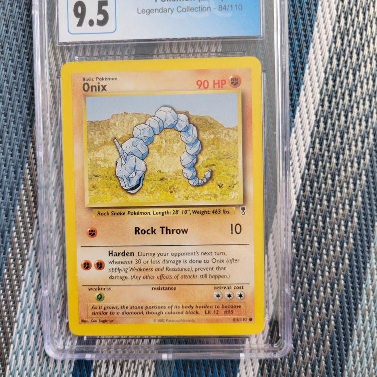 Onix Pokemon Card Original