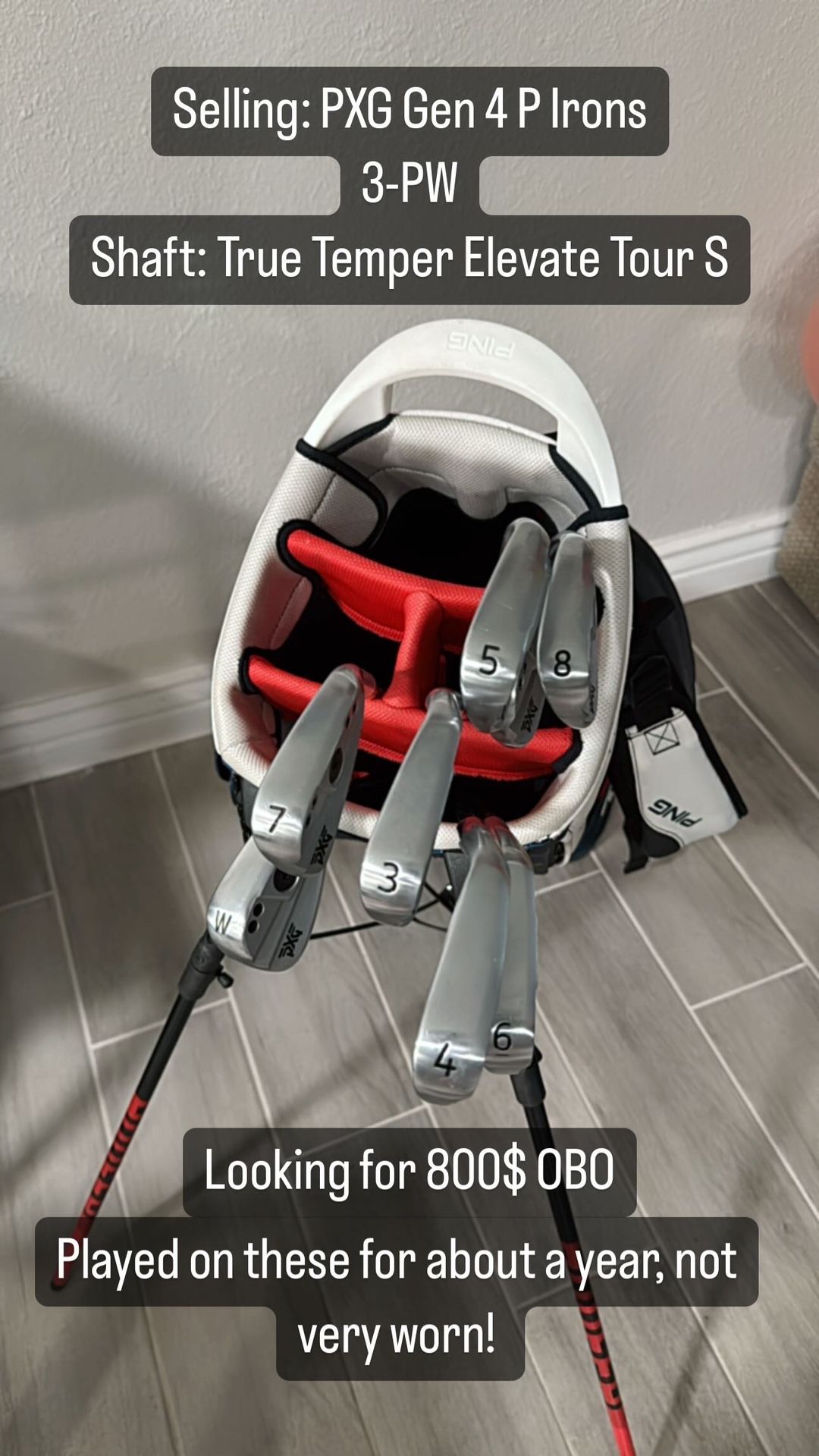 PXG Gen 4 P 0311 Irons for Sale in Phoenix, AZ - OfferUp