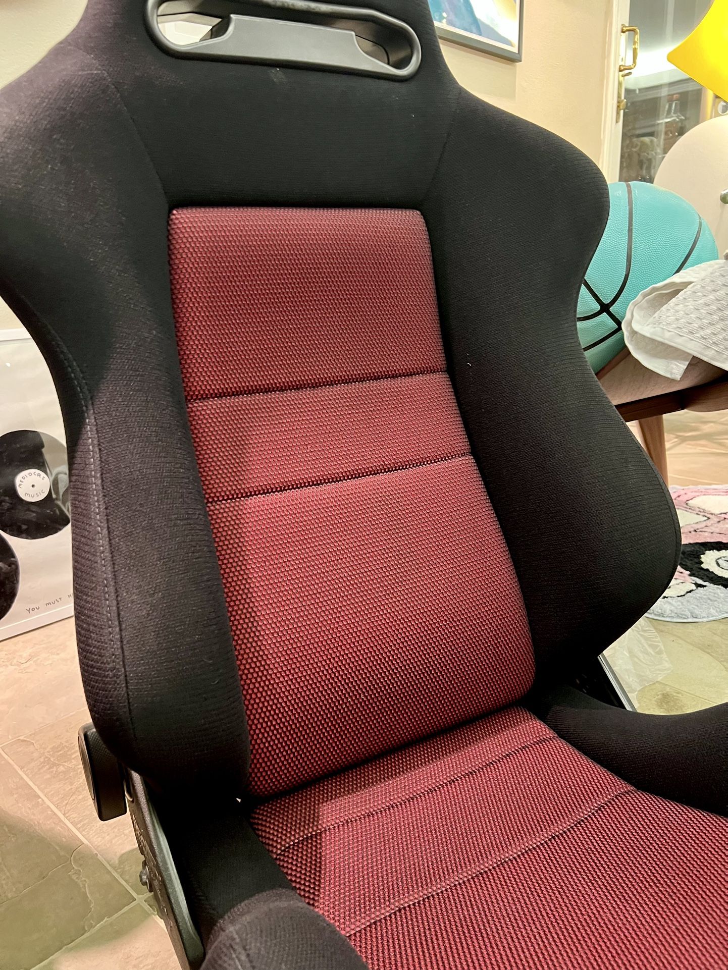 Recaro Sr2 Bucket Seats Black Red Maroon 2x Jdm for Sale in Fullerton ...