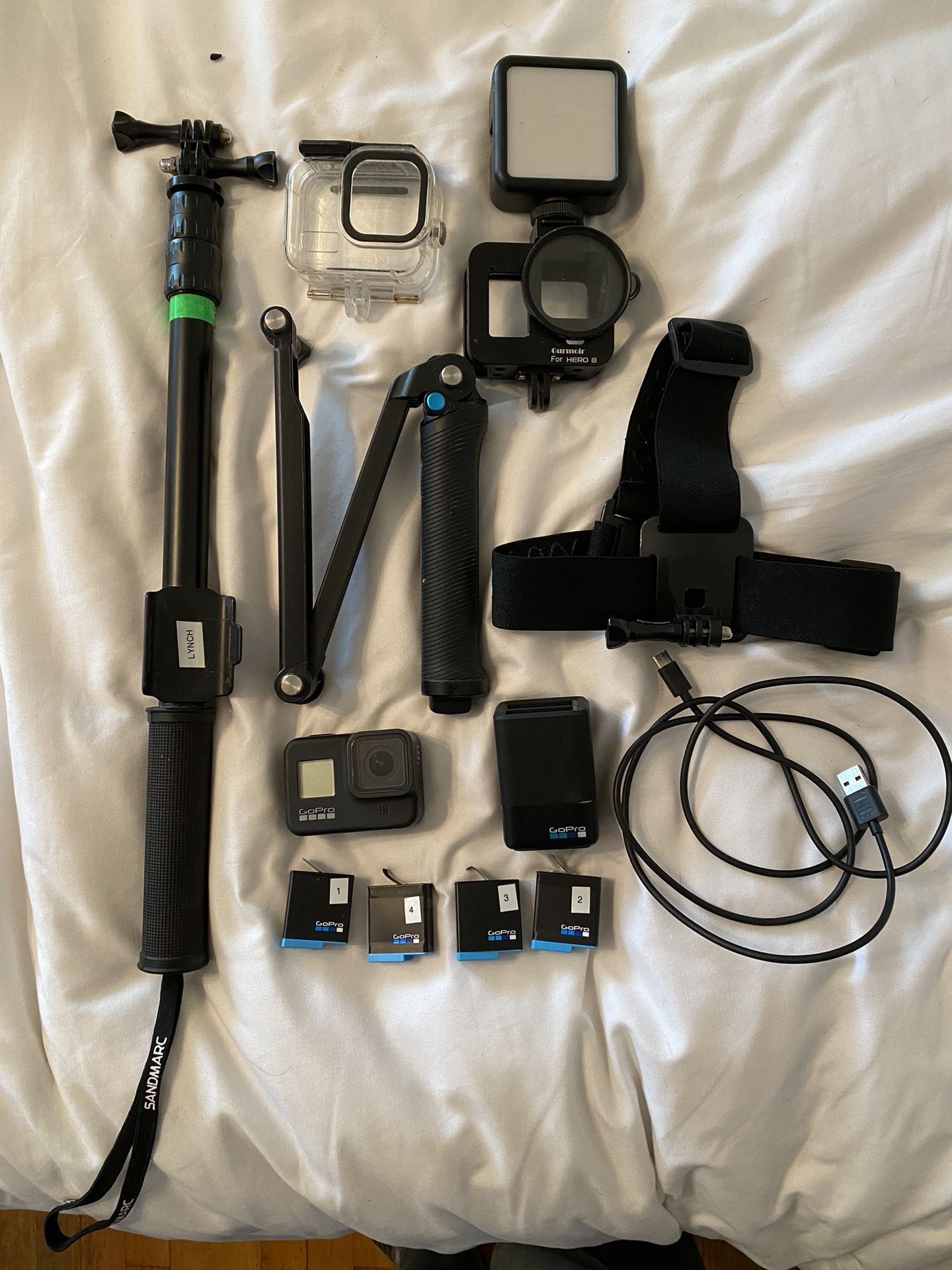 Go Pro Hero 8 + Accessories for Sale in Whittier, CA - OfferUp