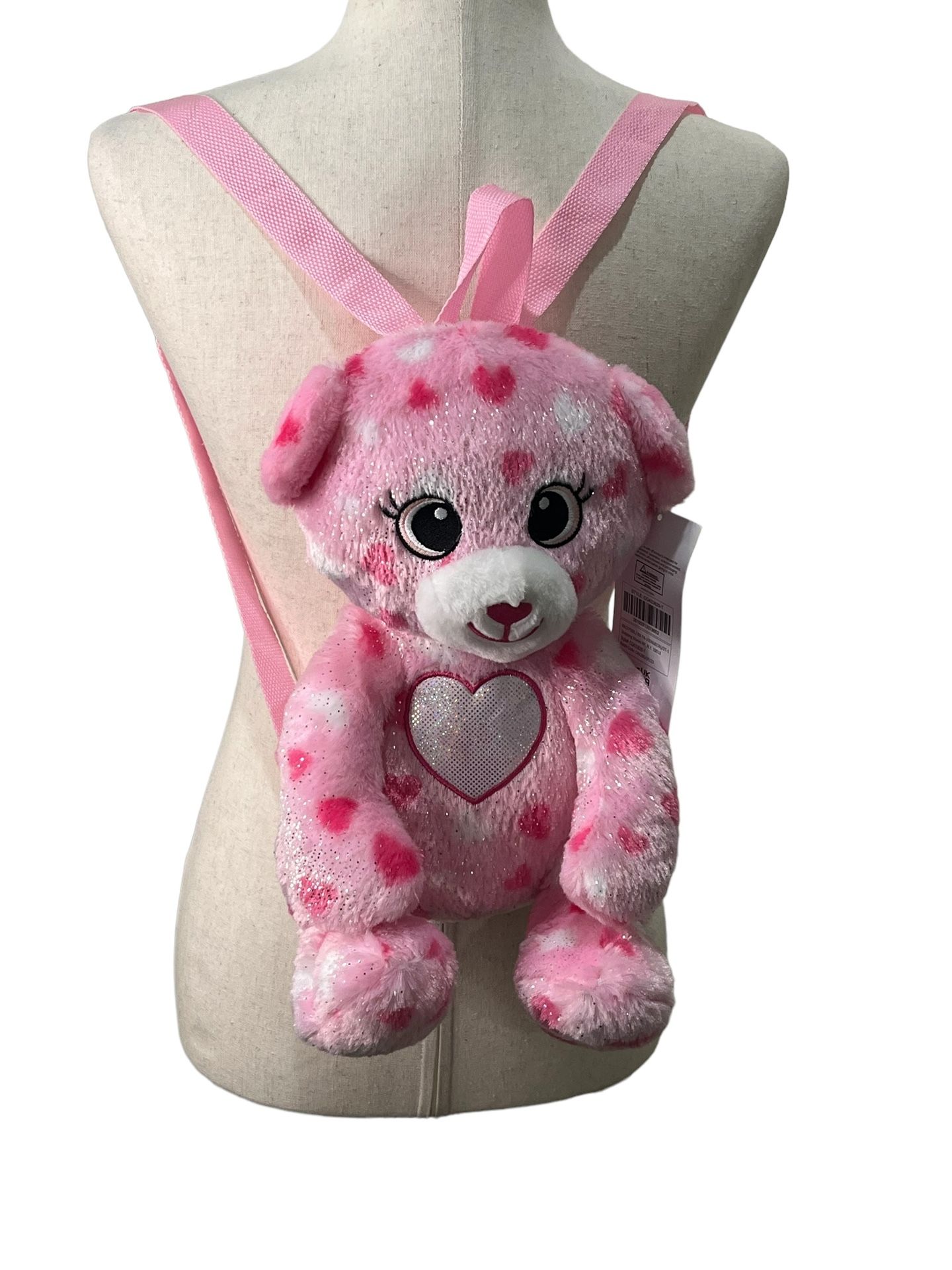 NEW Pink Bear Backpack From Carried Away By Stepping Stone NWT for Sale ...