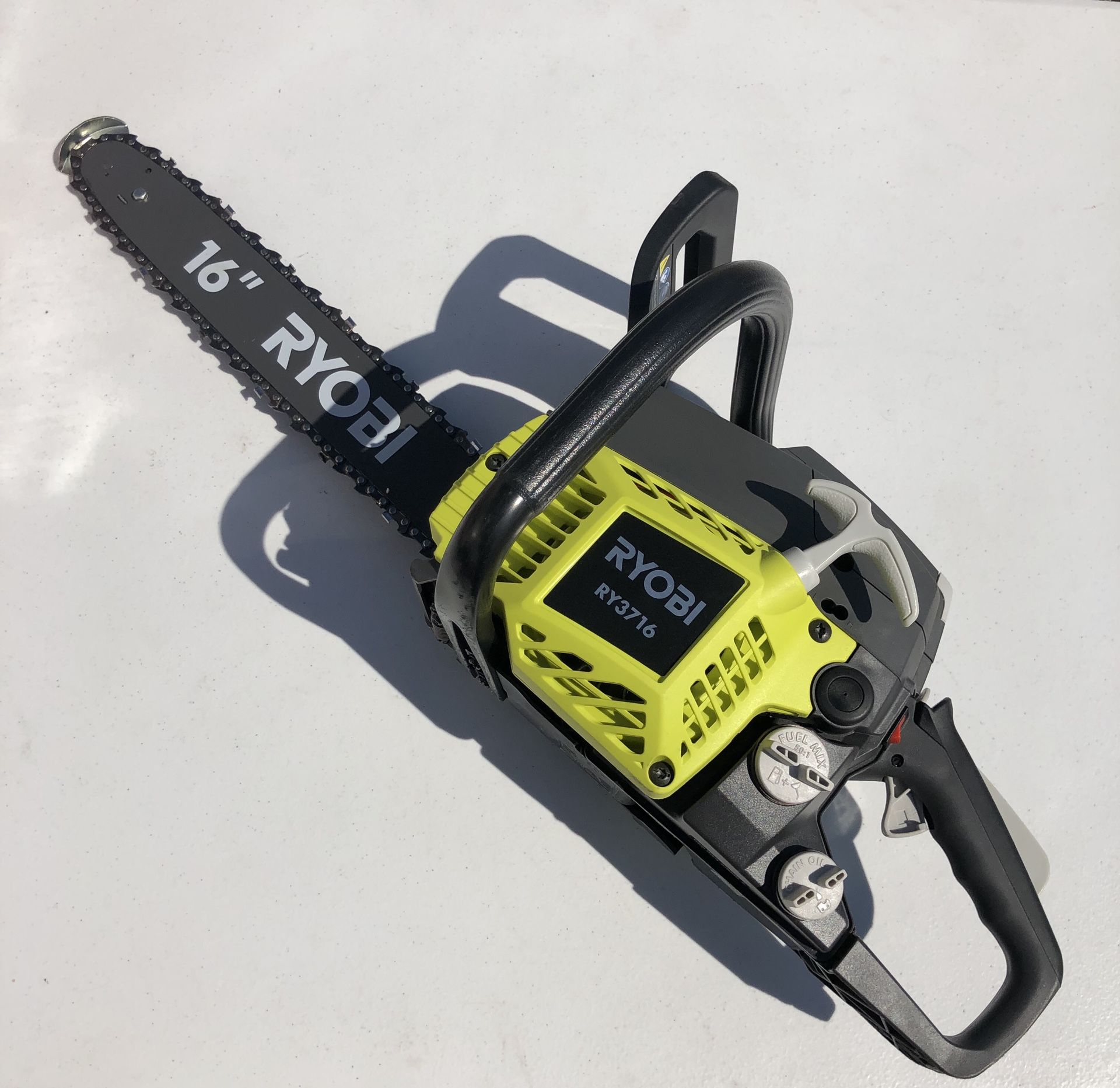 RYOBI 16 in. 37cc 2-Cycle Gas Chainsaw with Heavy-Duty Case for Sale in ...