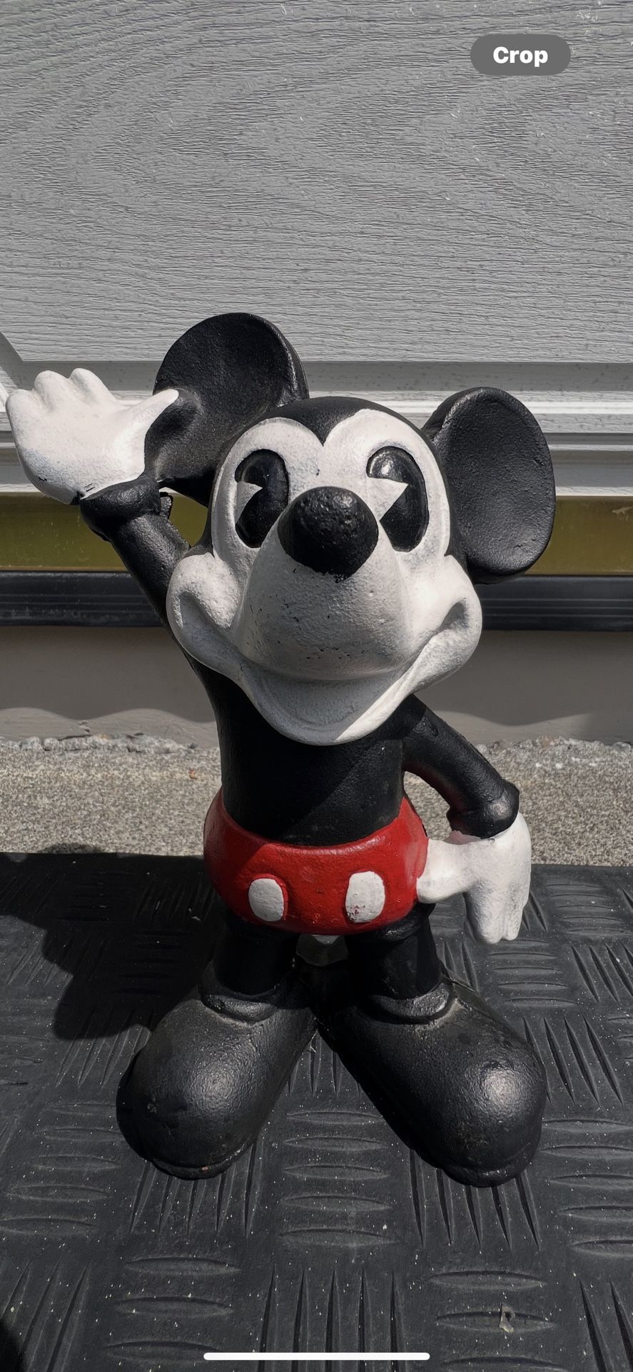 Rare Find Vintage Mickey Mouse 1960’s Cast Iron Bank HEAVY Collectible ...