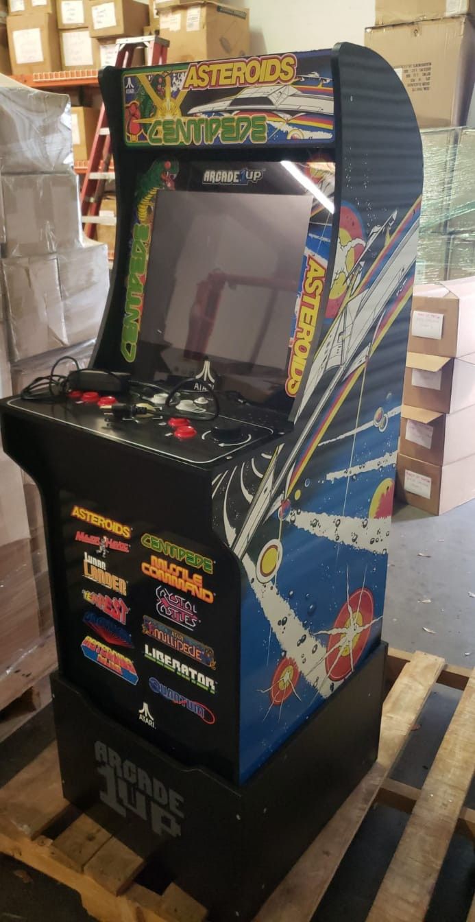 Arcade1Up Deluxe Edition 12-in-1 Atari Graphics Retro Arcade Cabinet ...