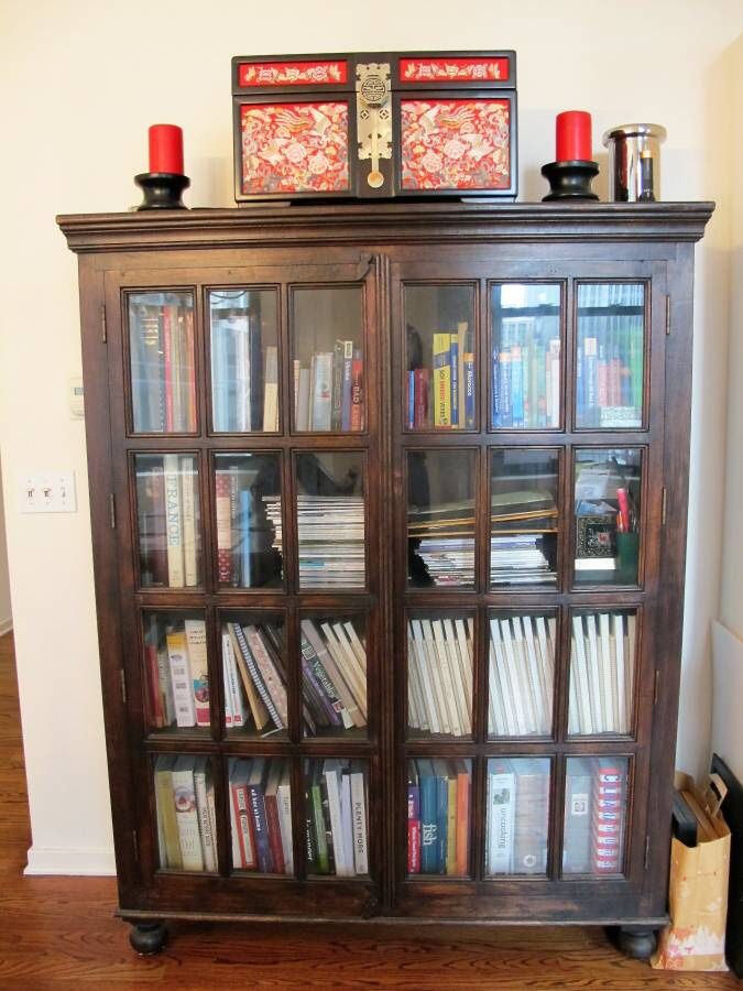 Crate and Barrel Mango Wood Bookcase for Sale in Chicago, IL - OfferUp