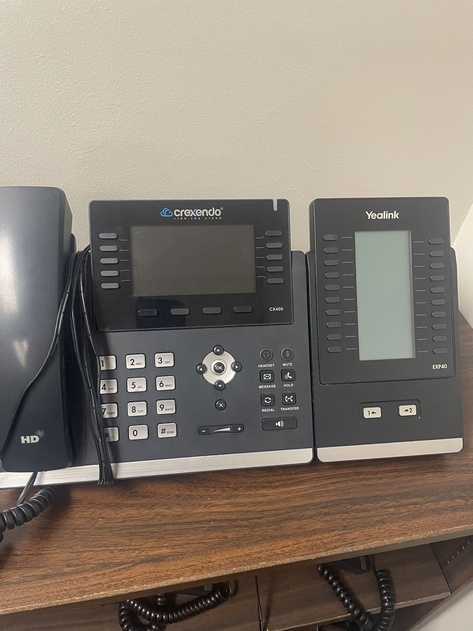Office VOIP Phone System – 40+ Crexendo Phones + Sidecars + Conference ...