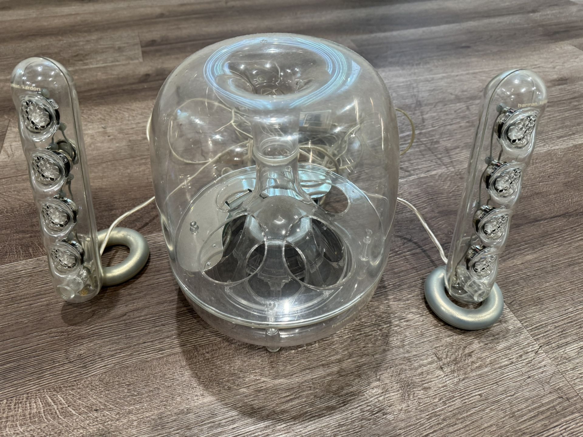 Harman Kardon SoundSticks 2.1 Wired Speaker System – Clear Transparent ...