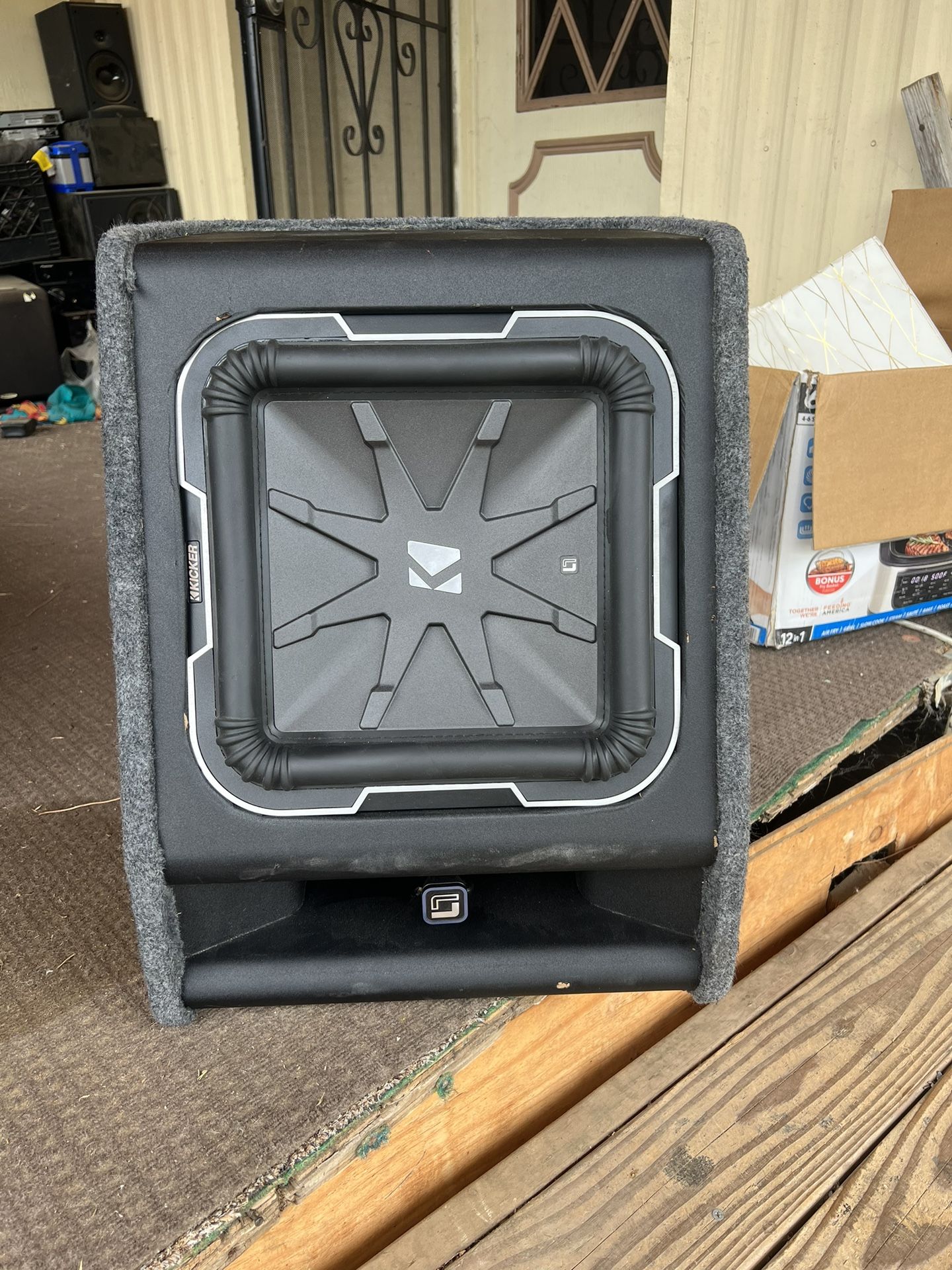 KICKER 41VL7122 12 Inch L7 Sub In Ported Box $350 Or Trade for Sale in ...