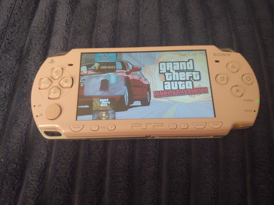 PSP Pink Console 30gb Memory 28 Games In for Sale in Las Vegas, NV ...