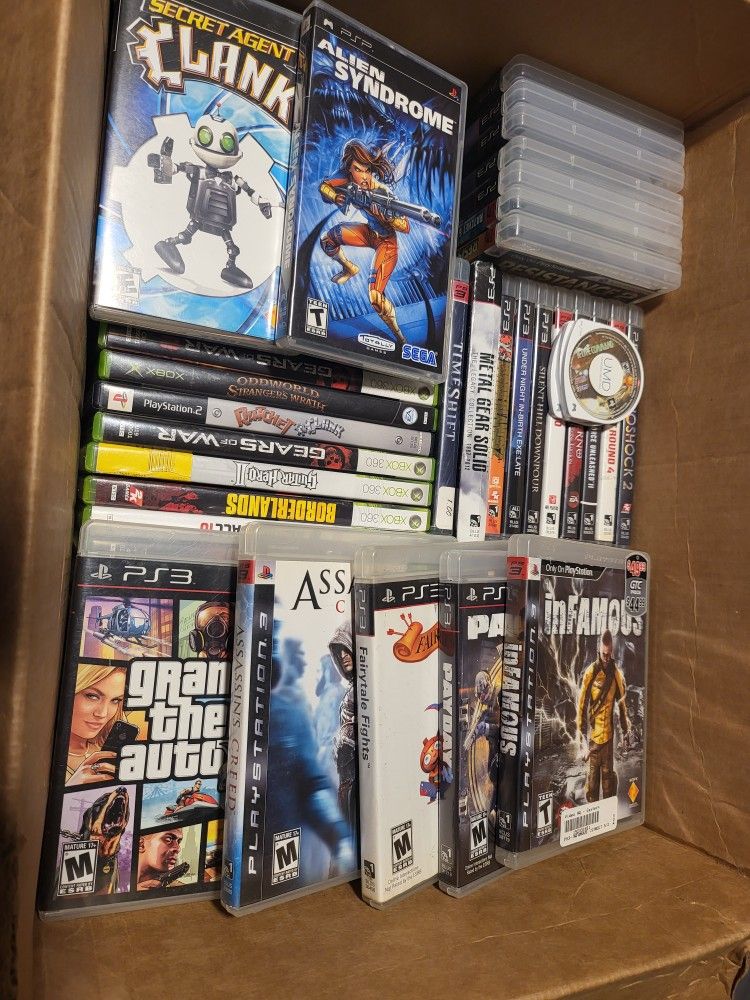 Old Video Games Ps3 Ps2 Psp Xbox Xbox360 for Sale in Los Angeles, CA ...