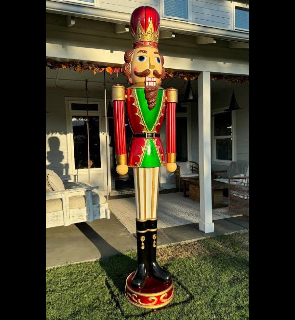 Holiday Time Animated 9’ Christmas Lighted Musical Nutcracker Blow Mold ...