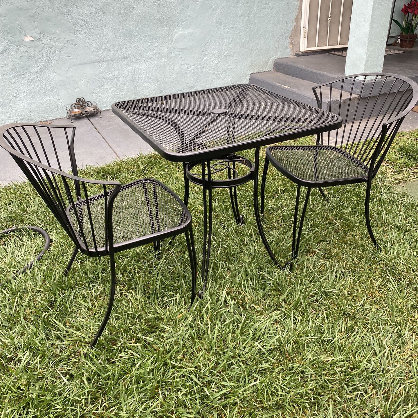 Vintage Metal Carolina Forge Patio Set for Sale in Compton CA OfferUp