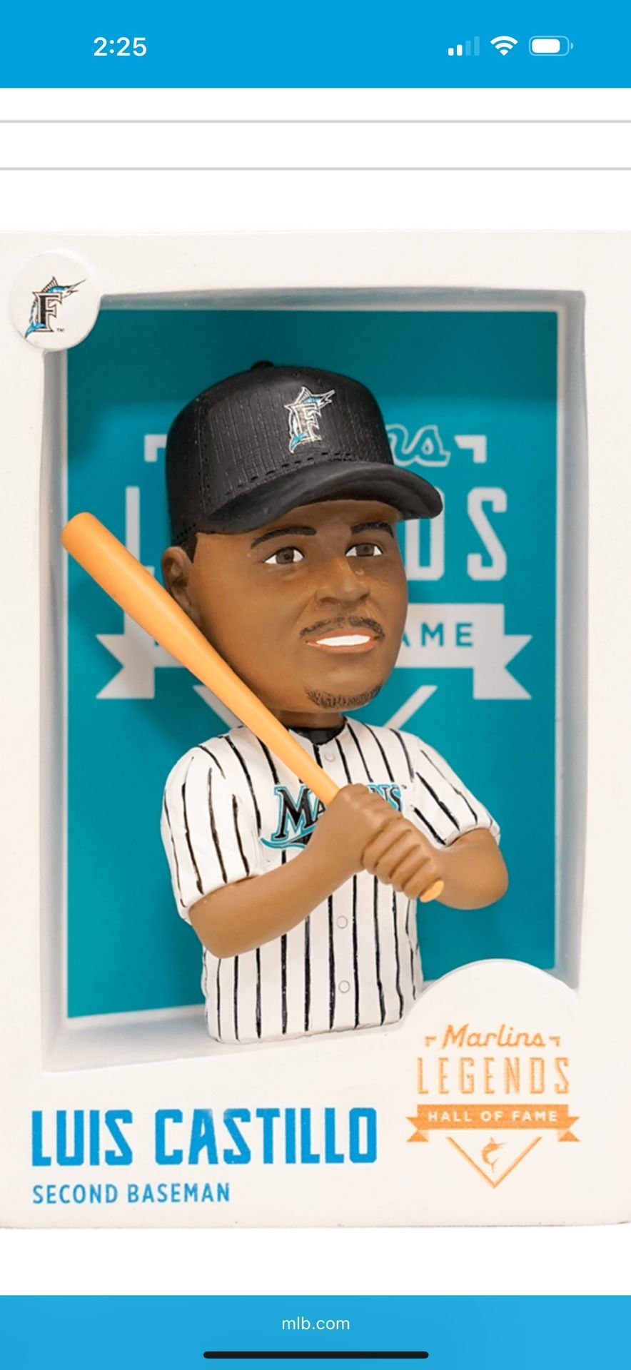 Luis Castillo Florida Marlins Bobblehead New In Box for Sale in Fort ...