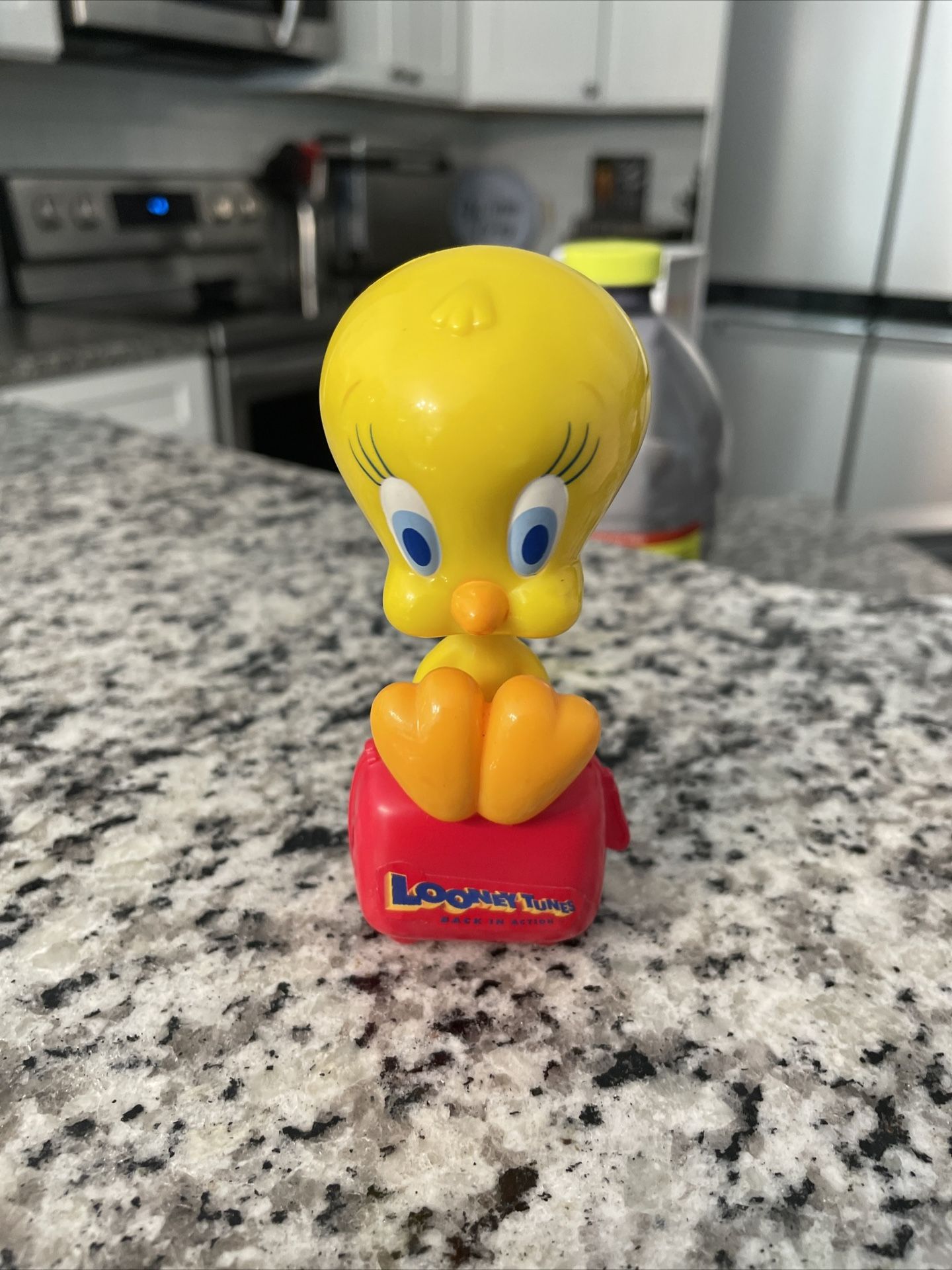 Looney Tunes Tweety Bird Bobble Head 4 1/2" Warner Bros Back In Action ...