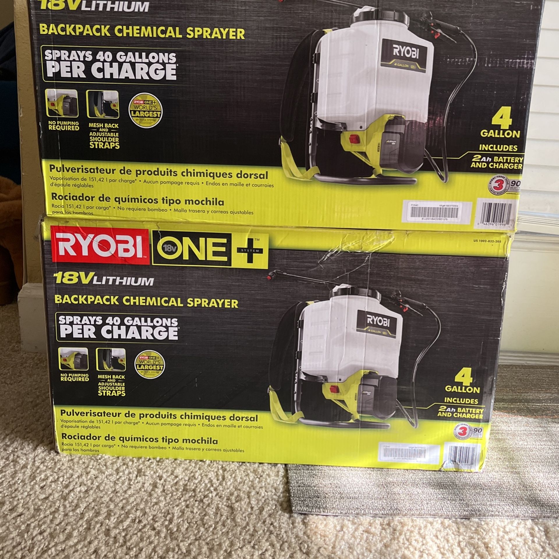 Ryobi Backpack Chemical Sprayer for Sale in Atlanta, GA - OfferUp