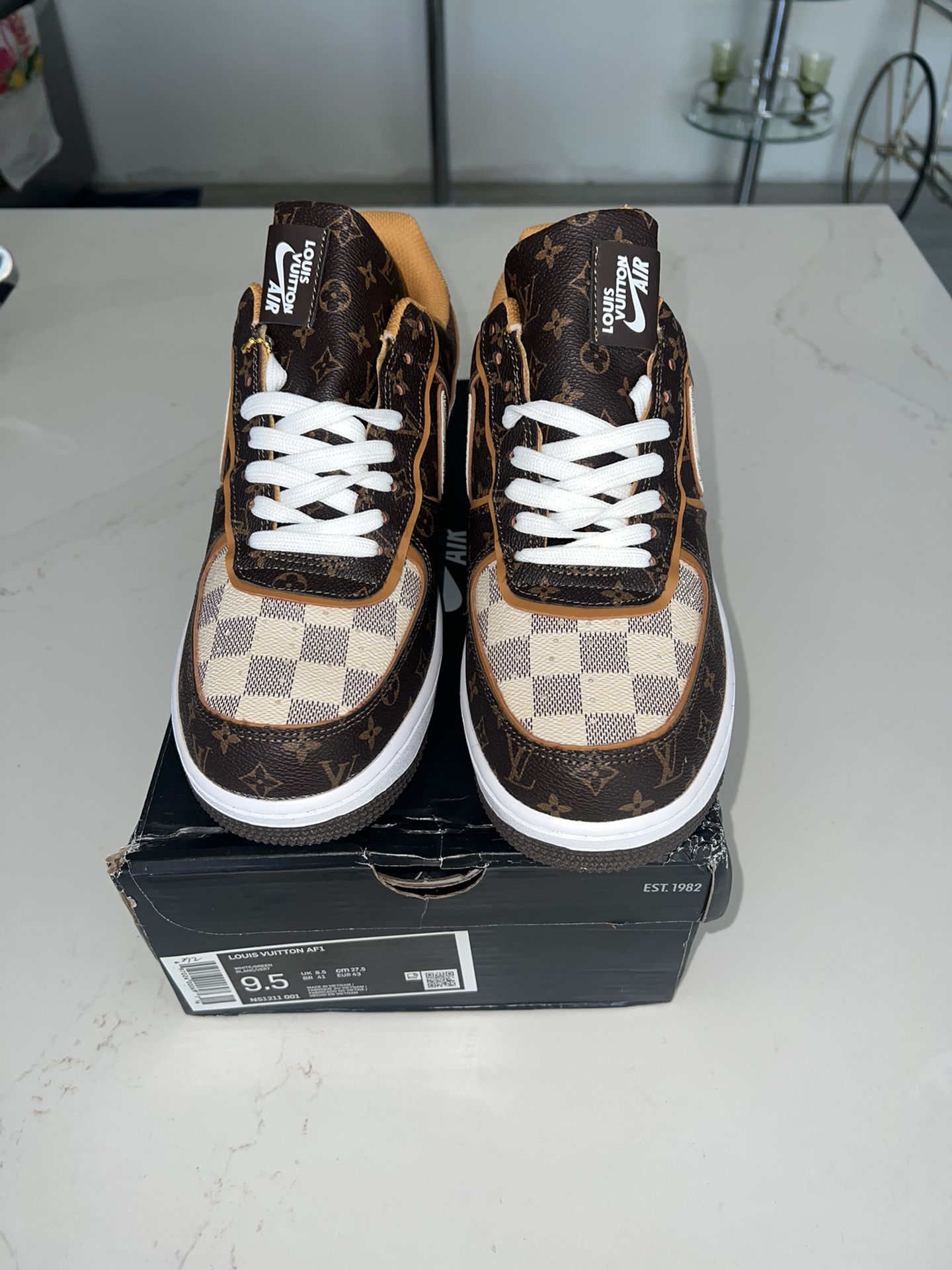 Air Force 1 Shoes For Men NIKE AIR FORCE 1 HI CVS BLACK X ROYAL BLUE ...