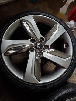 HYUNDAI VELOSTER 2013-2015 ALUMINUM WHEEL; 18 x 7.5; 49MM OFFSET; 5 ...