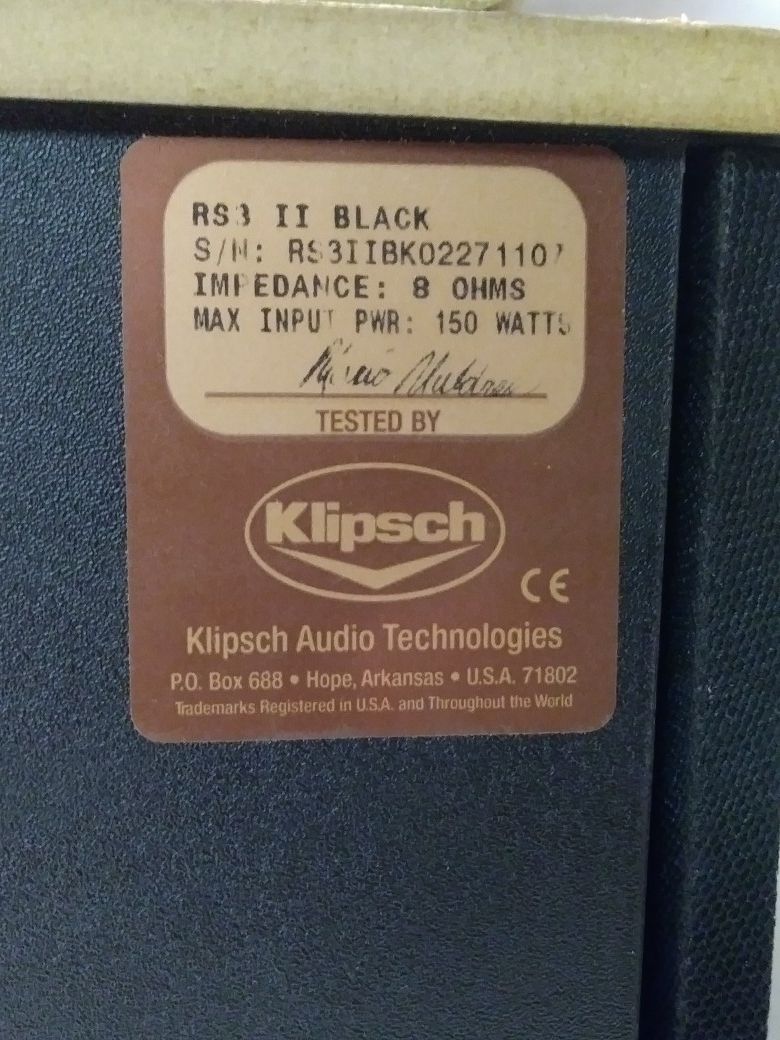 KLIPSCH RS-3 ii Surround Speakers for Sale in Waddell, AZ - OfferUp