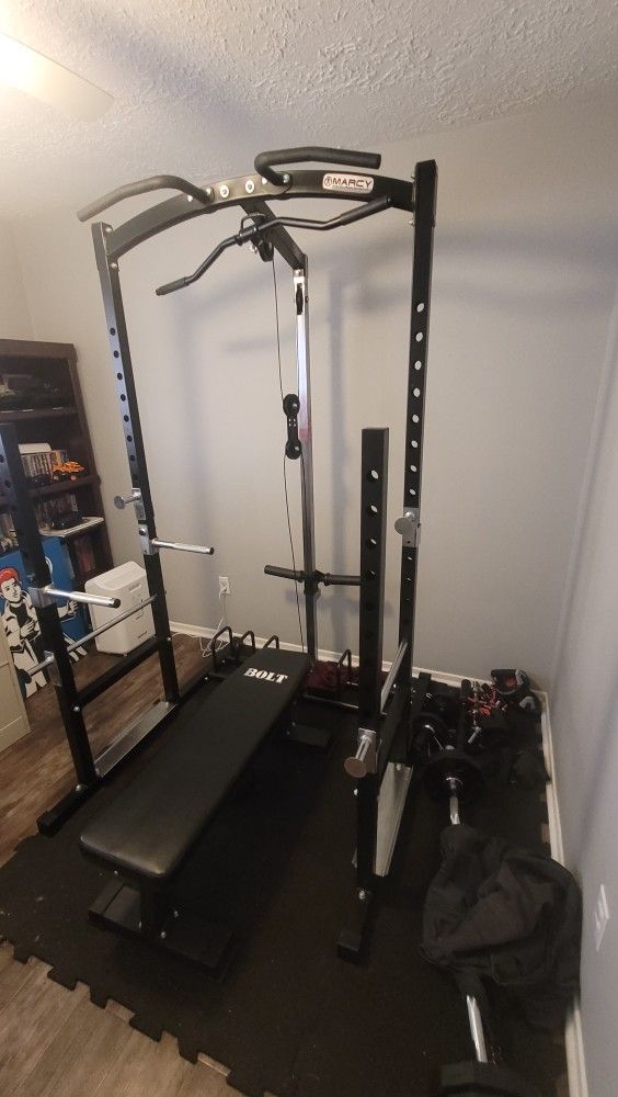 Marcy Squat Rack With Cables for Sale in Cypress, TX - OfferUp