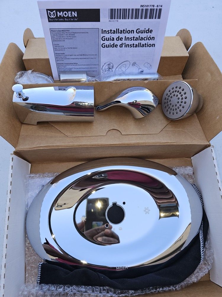 MOEN Chrome Tub/ Shower Valve Trim Kit- model TL2369EP for Sale in ...