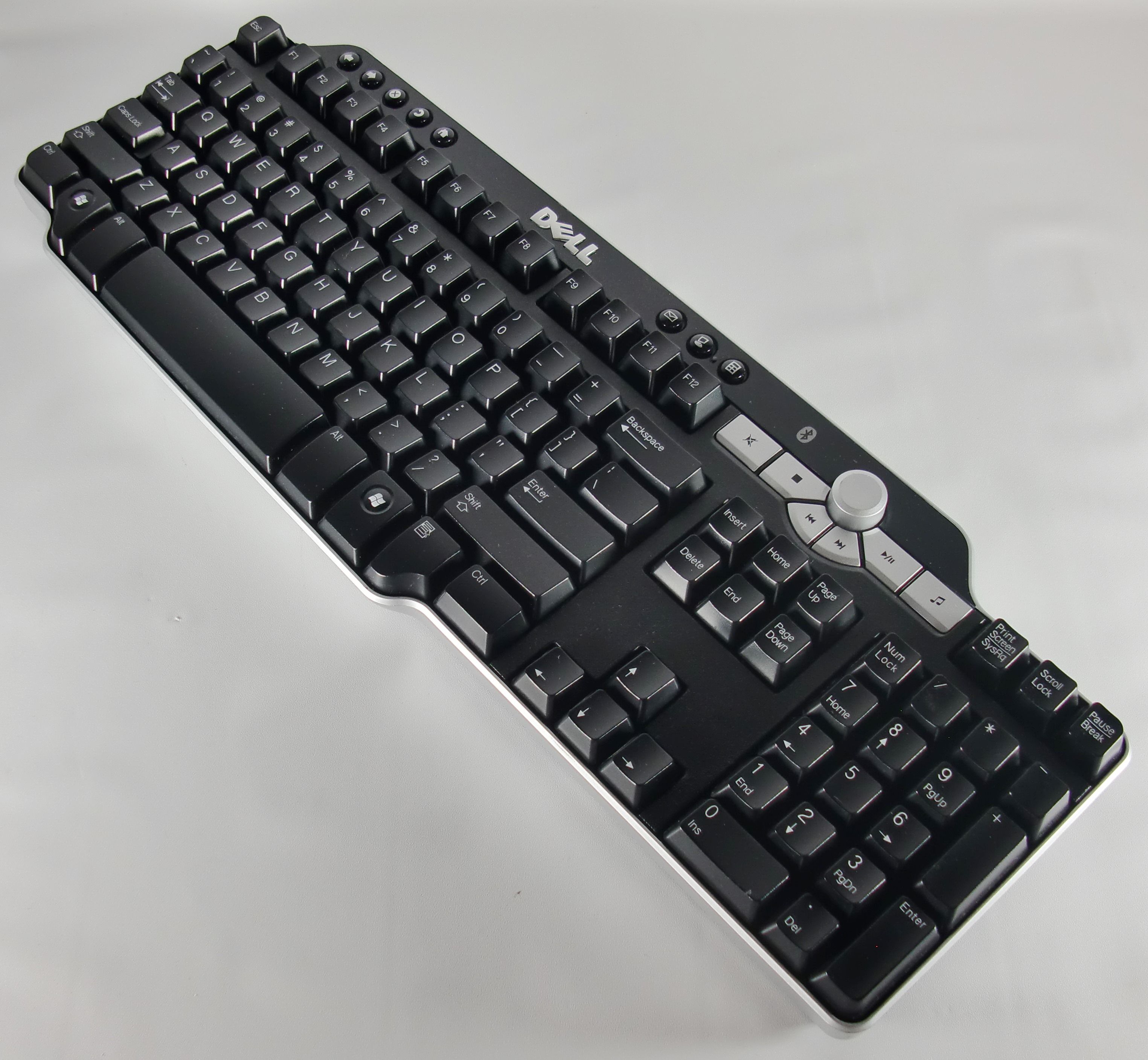DELL Wireless Bluetooth Multimedia Black PC Keyboard model Y-RAQ-DEL2 ...