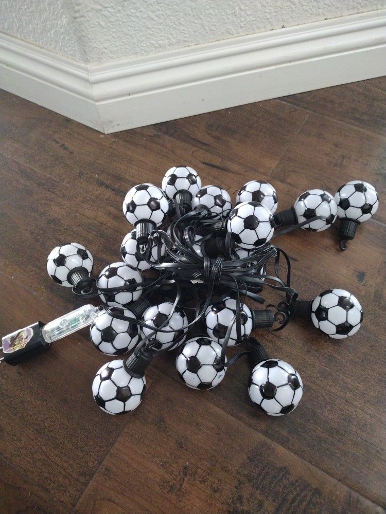 Multicolor football Light Bulb String Light LED Globe Bulb Decorative ...