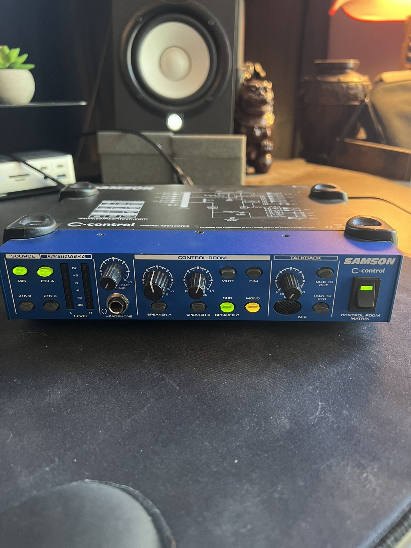 Samson C-Control Studio Monitor Controller for Sale in Los Angeles, CA ...