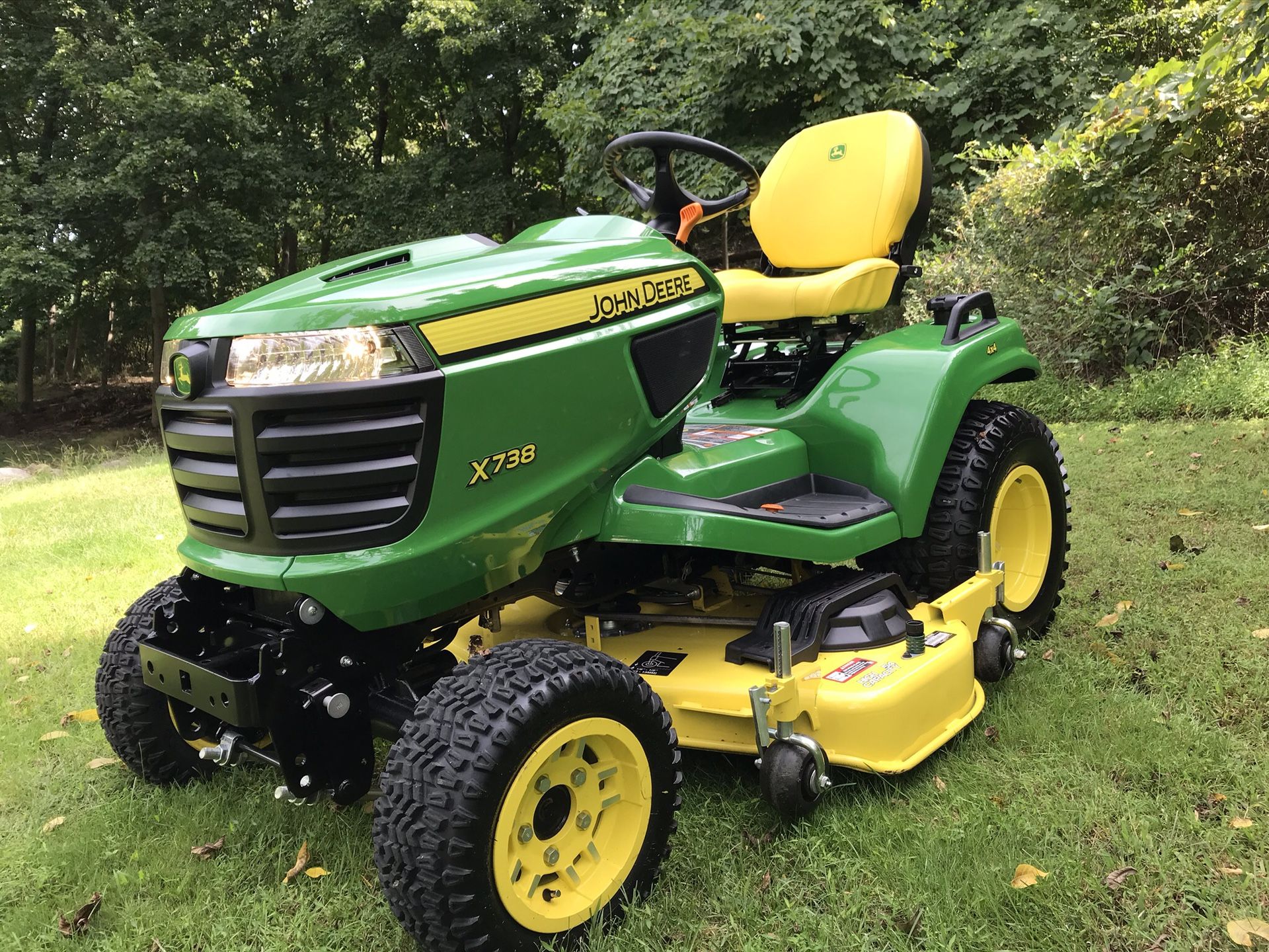 NEW 2020 JOHN DEERE X738 4X4 TRACTOR ONLY 30 HRS for Sale in Valley ...