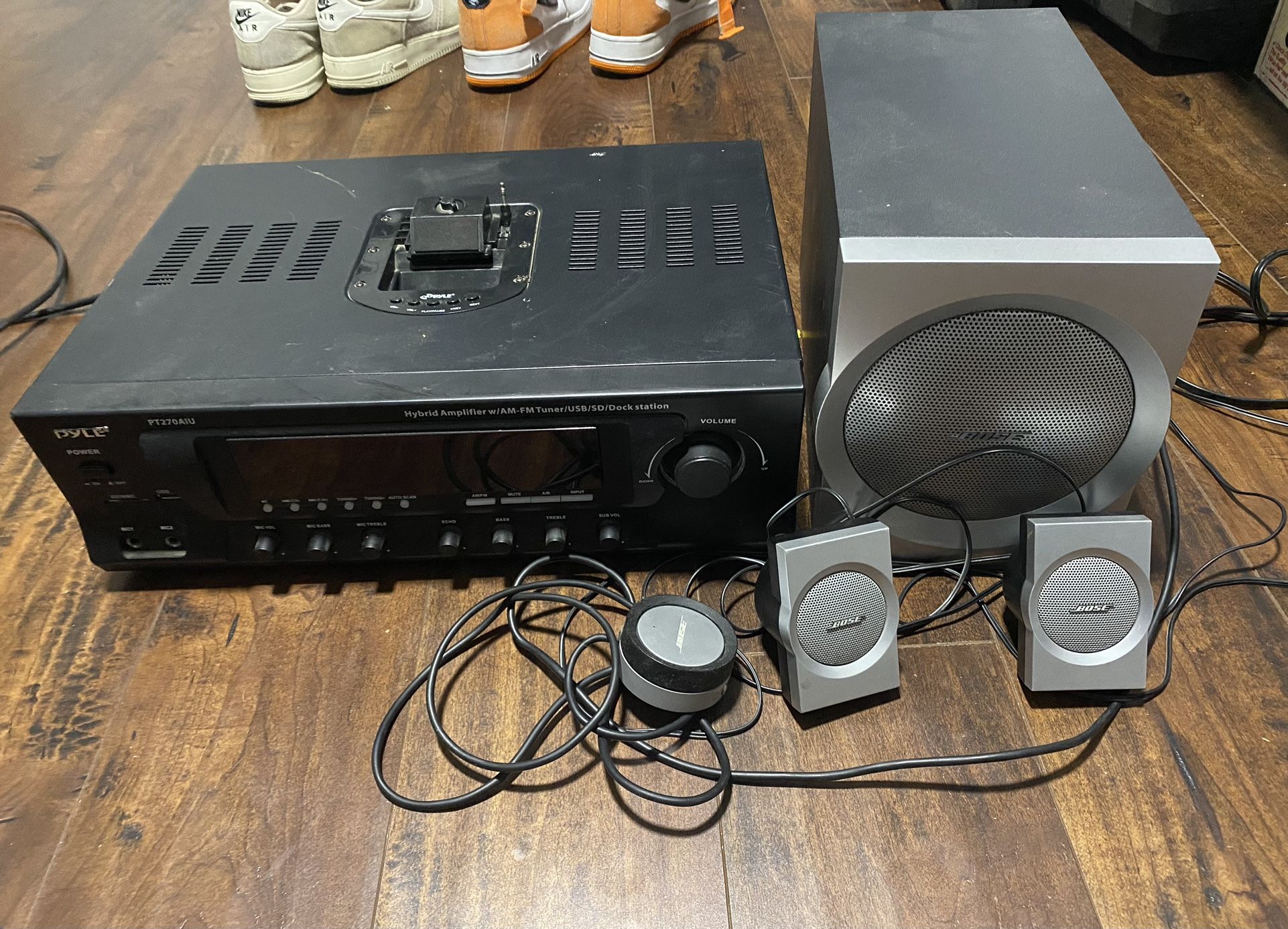 Pyle Receiver and Bose Speaker Bundle for Sale in Lake Elsinore, CA ...