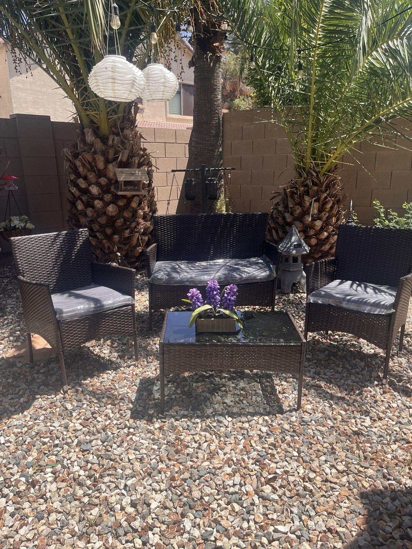 Patio Wicker Conversation 4pc Set *NEW* for Sale in Avondale, AZ - OfferUp