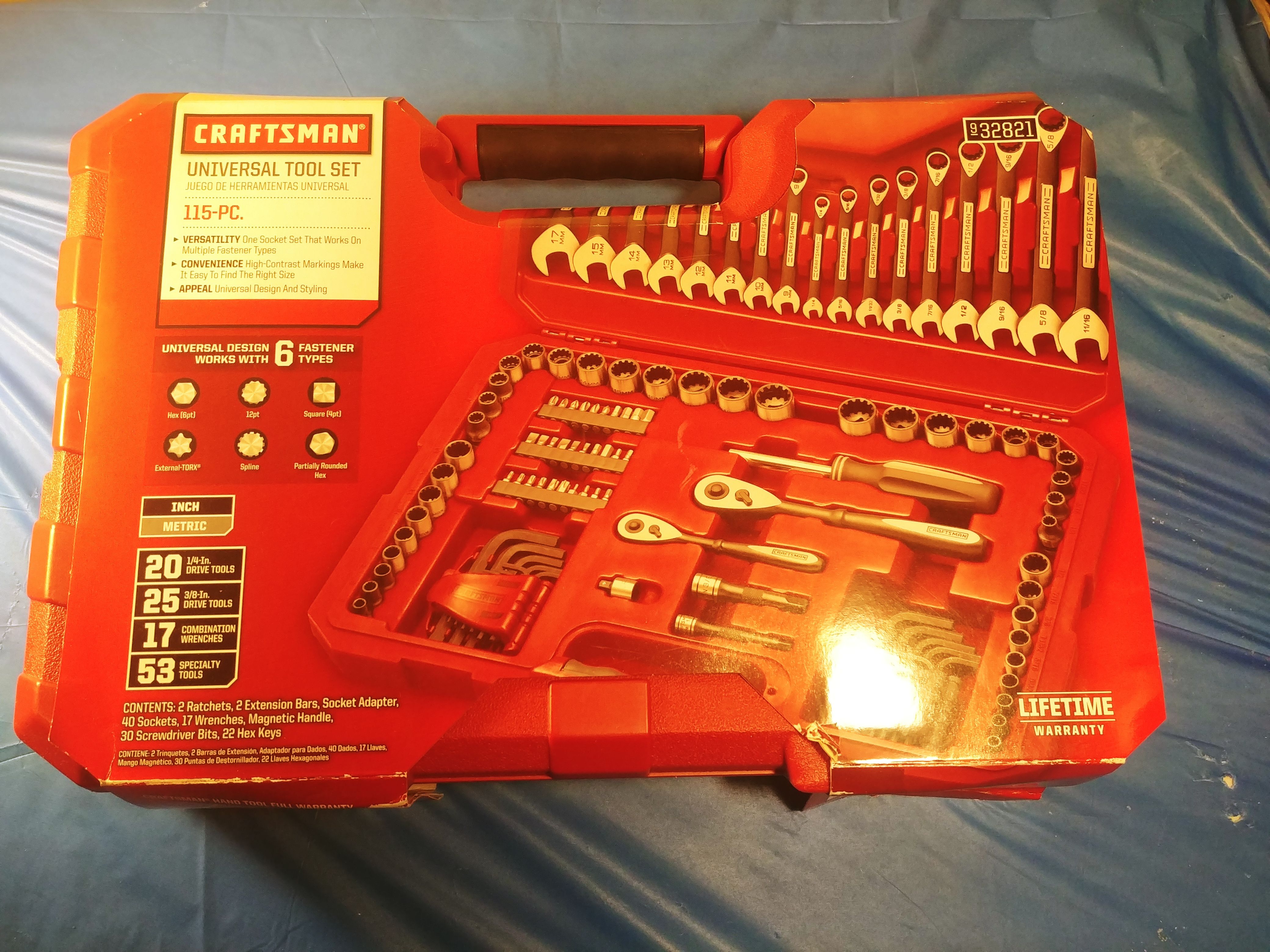 Craftsman 115-Pc Universal Tool Set 9-32821 for Sale in Lancaster, PA - OfferUp