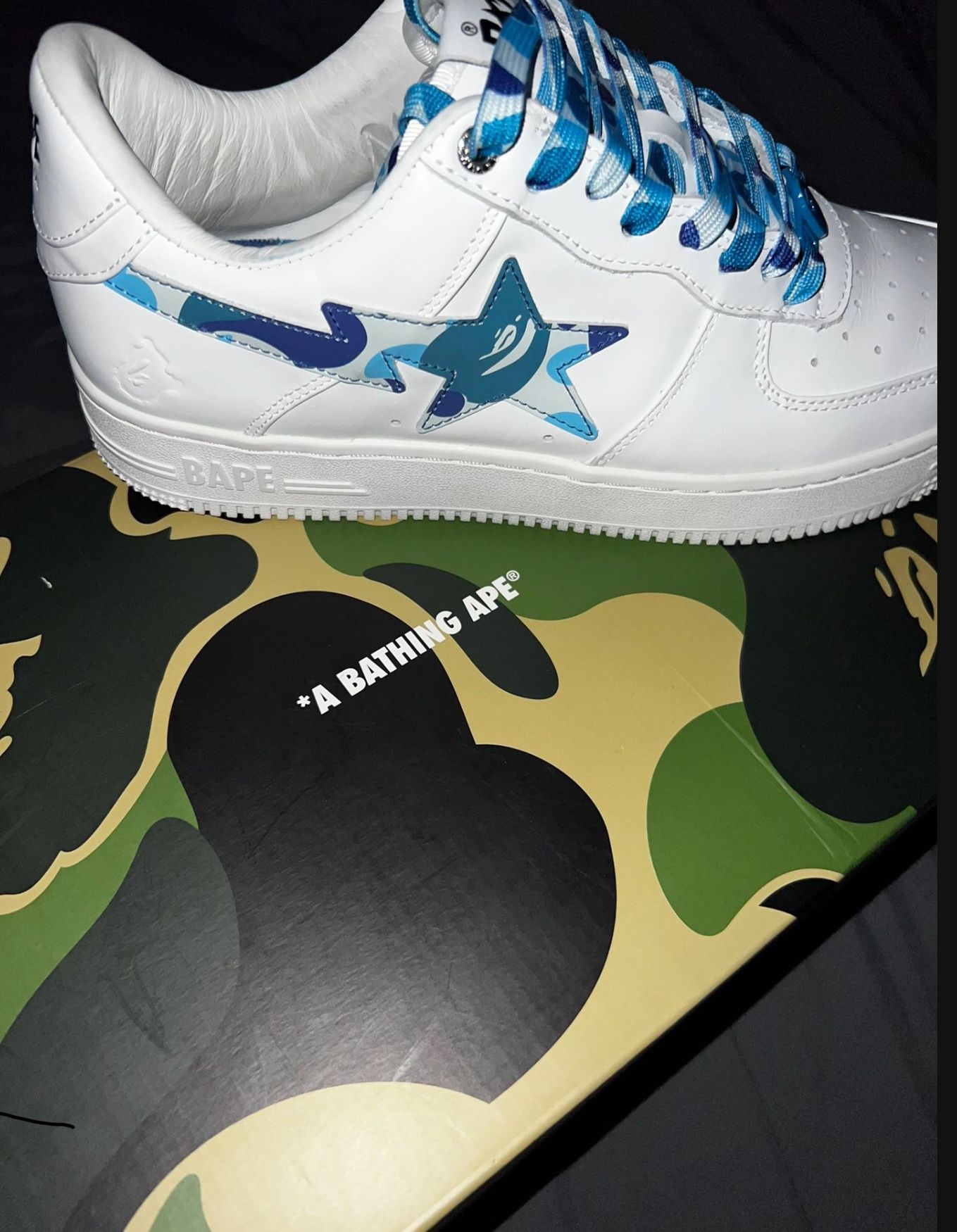 Blue Camo Bapestas for Sale in Fresno, CA - OfferUp