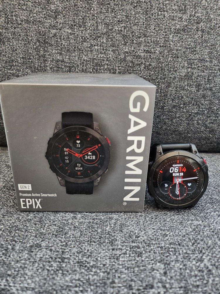 Garmin Epix Gen 2 Watch - Sapphire Black Titanium for Sale in Elk Grove ...