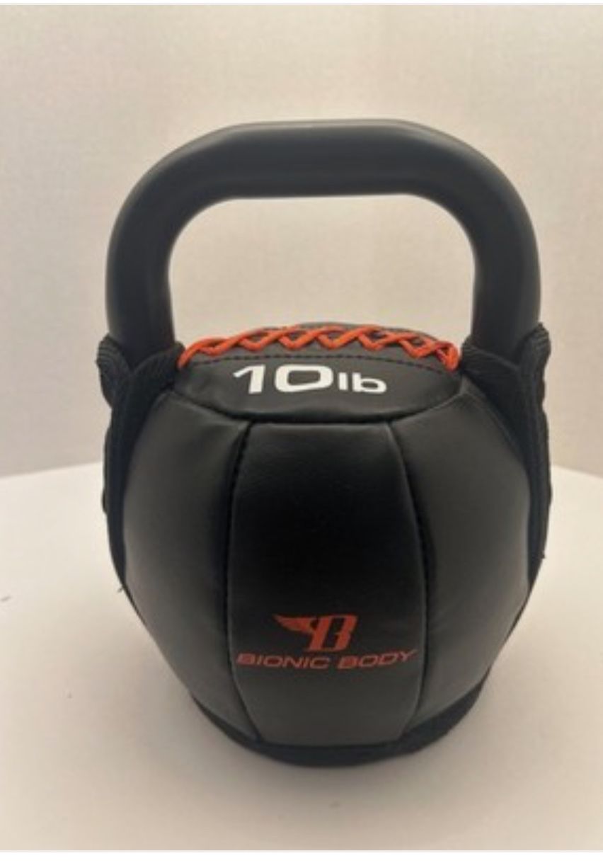 Kettlebell Bionic Body Soft Cover 10 LB Kettle Bell Weight Single for ...