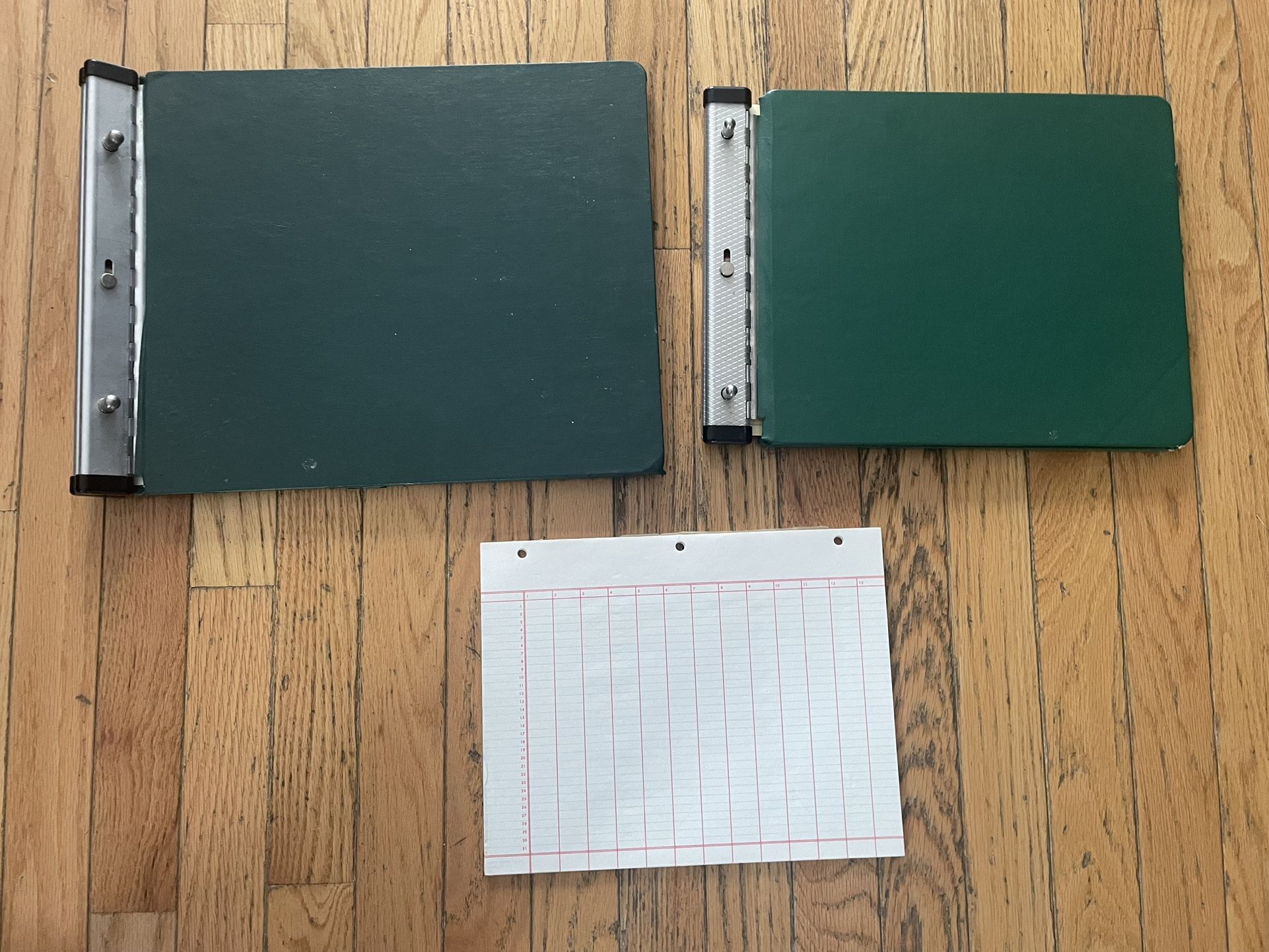 Vintage - Set Of Removable Binding Vulcan Ledger Books - Automatic ...