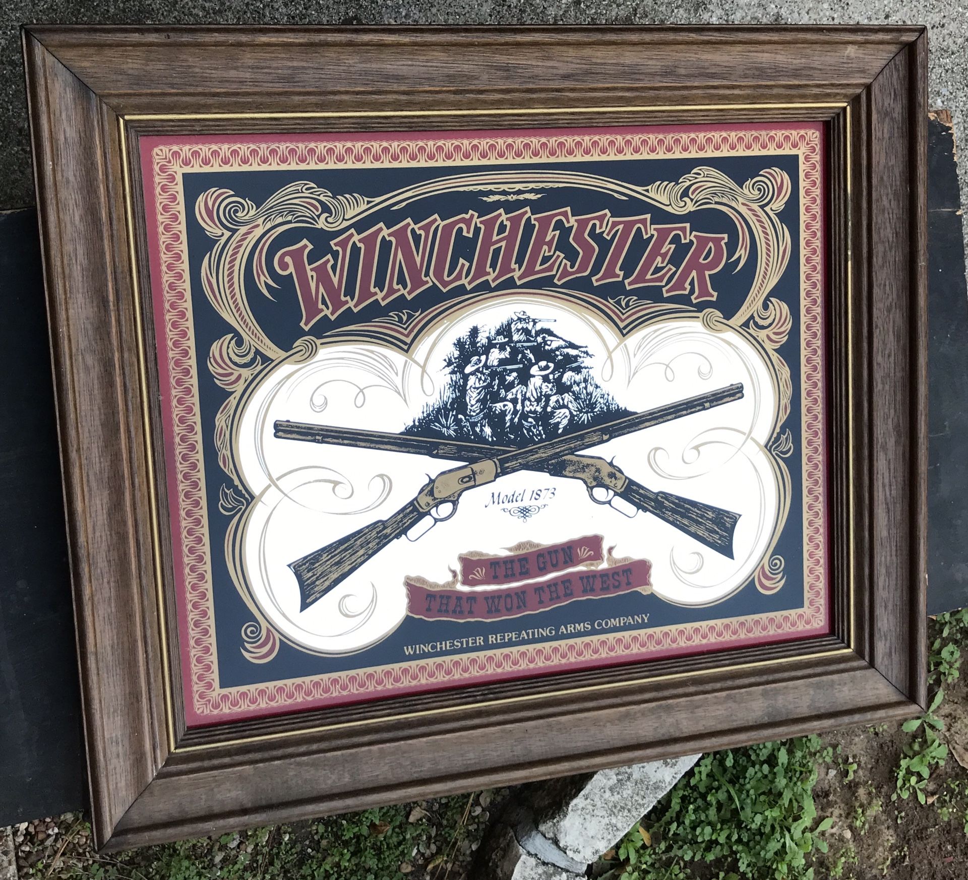 Vintage Winchester Advertising Mirror Sign for Sale in Arlington, TX ...