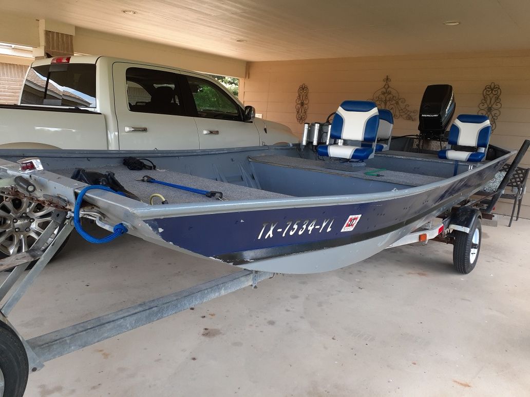 16 ft John boat for Sale in Prairie View, TX - OfferUp