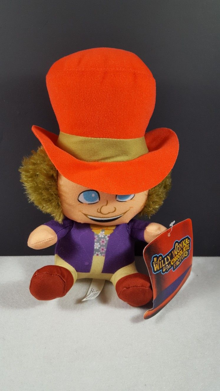 Willy Wonka and The Chocolate Factory Plush Stuffed Toy Factory 8" NWT ...