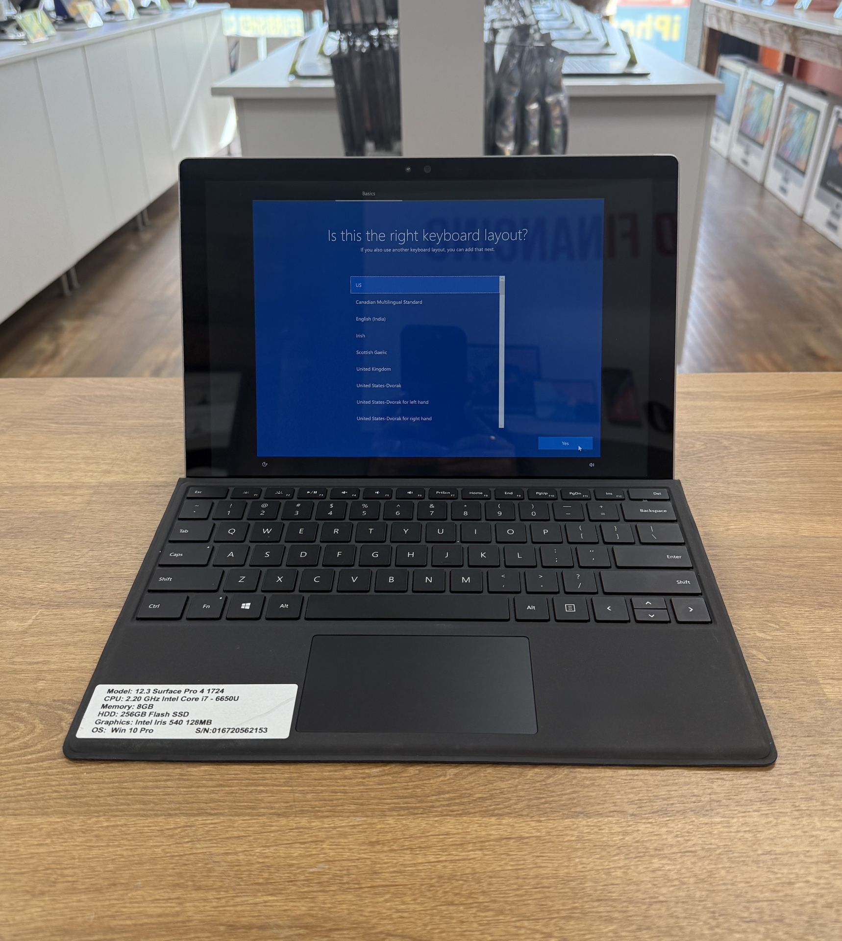 Microsoft Surface Pro 4 **2.2GHz Core i7**Only $249 for Sale in Los Angeles, CA - OfferUp