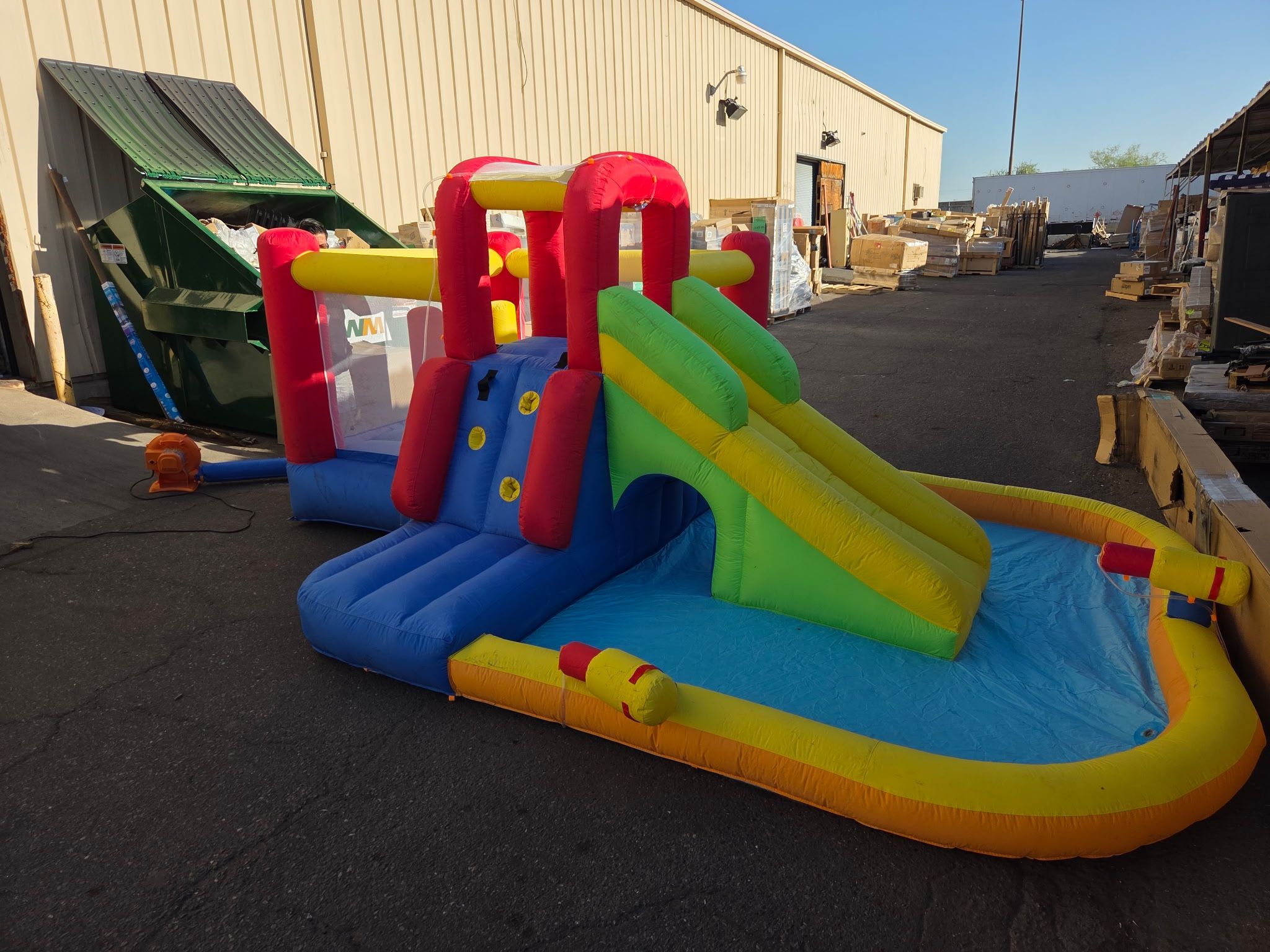 Inflatable water park outdoor bounce house for kids Good condition ...
