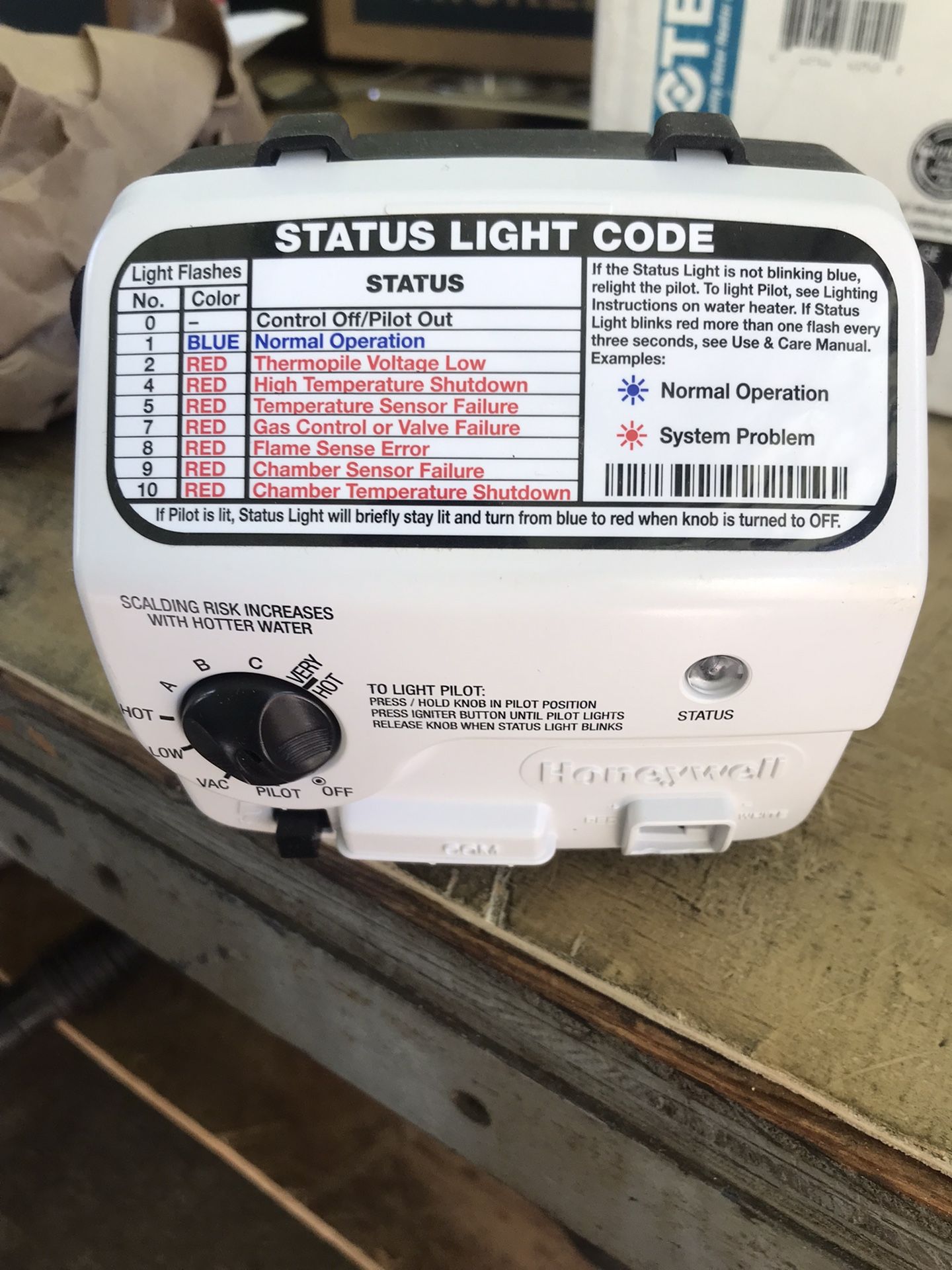 WATER HEATER THERMOSTAT