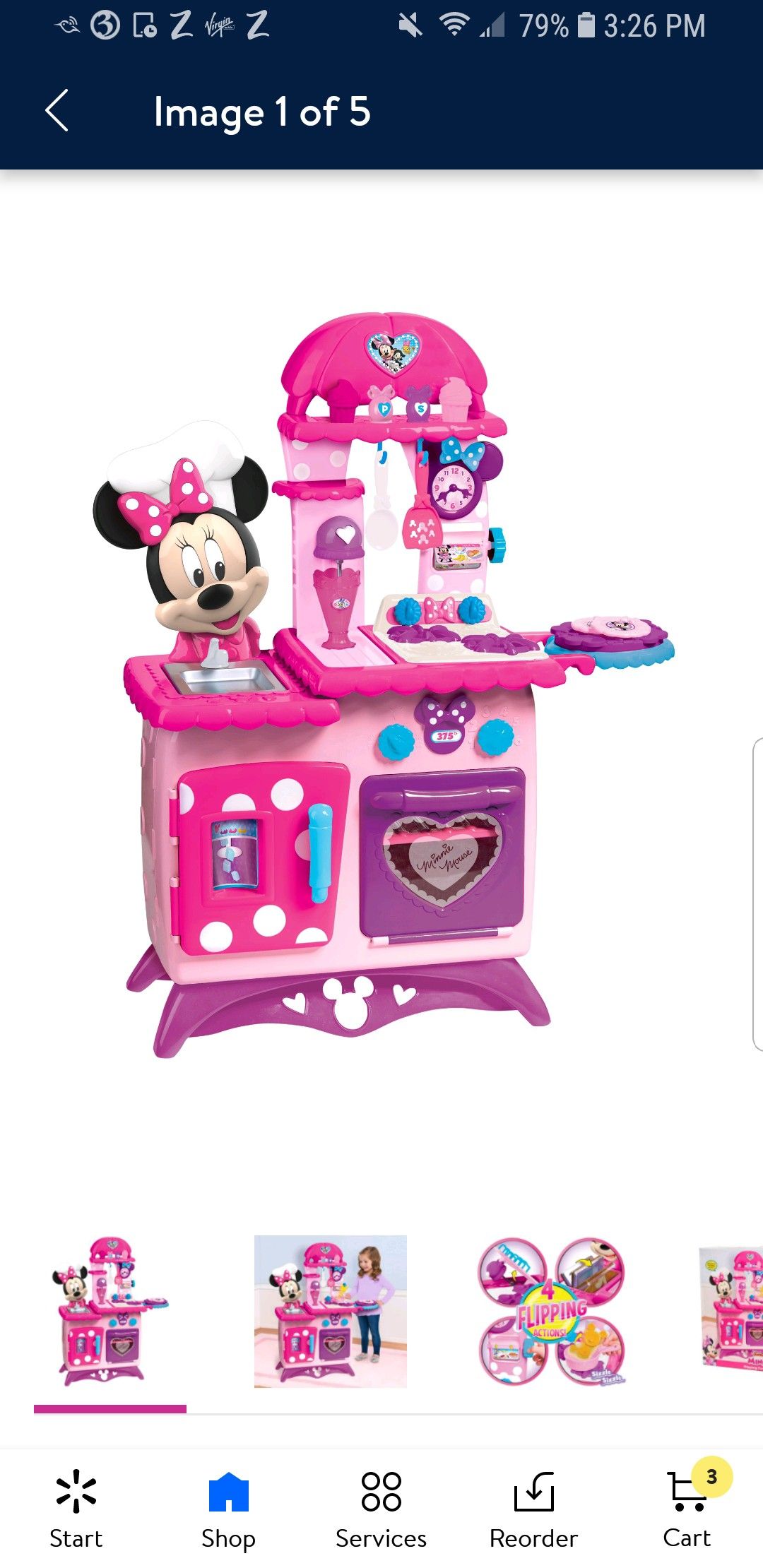 Disney Junior Minnie Mouse Flipping Fun Kitchen for Sale in VERNON ...