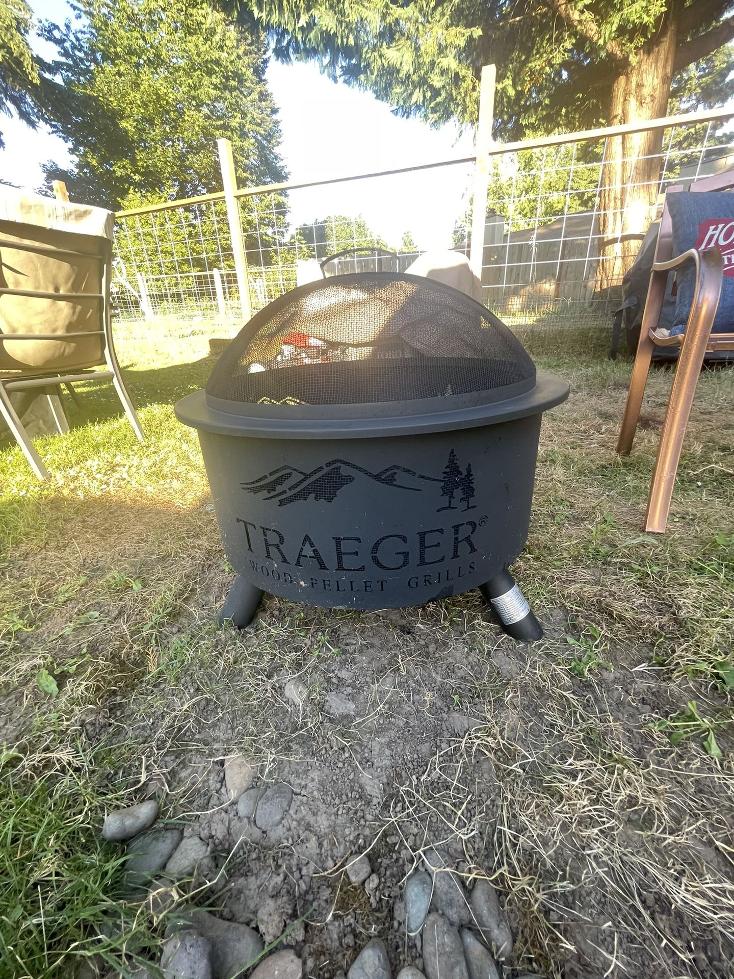 Traeger outdoor wood fire pit in good condition for Sale in Tualatin ...
