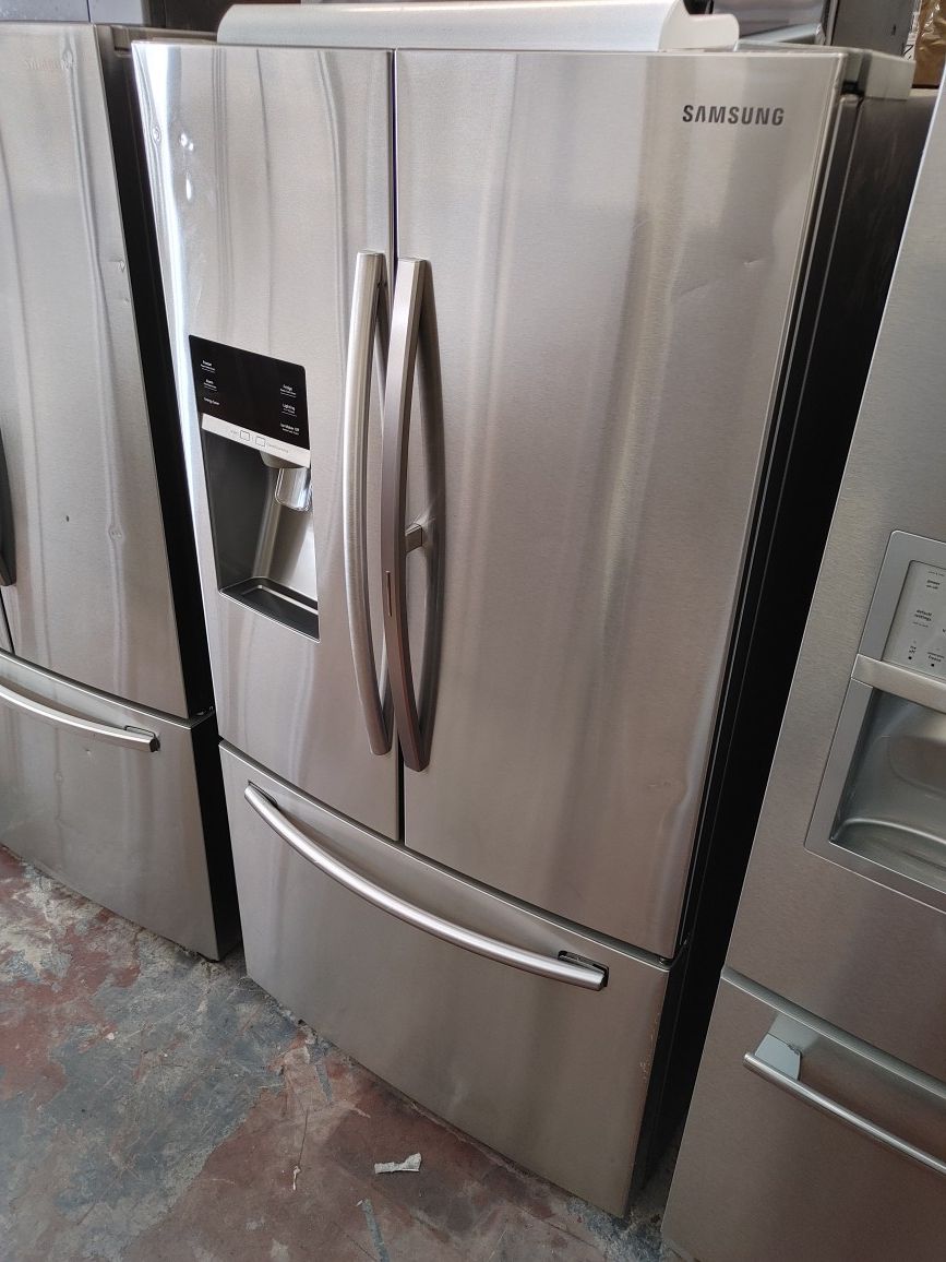 Samsung stainless steel French door refrigerator for Sale in Palmdale ...