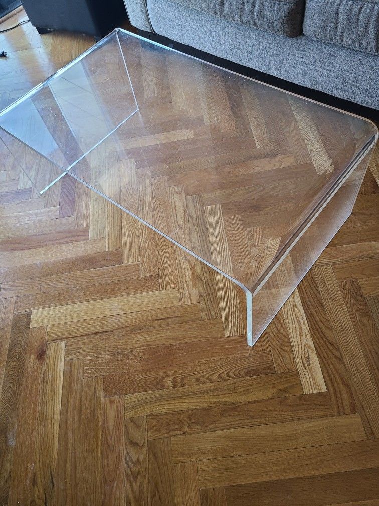 CB2 Peekaboo Acrylic Coffee Table for Sale in New York NY OfferUp