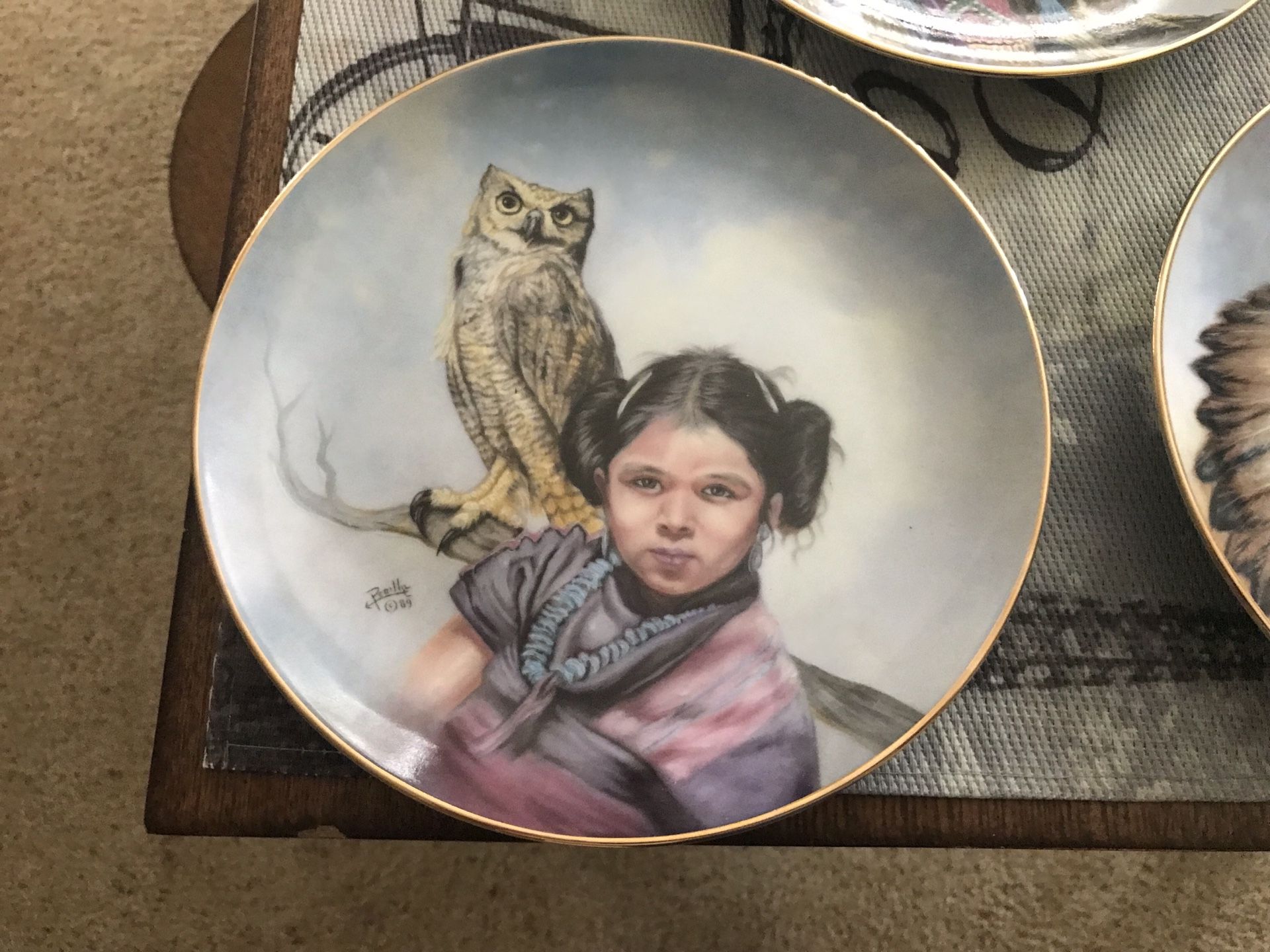 Collector Plates Gregory Perillo INDIAN HERITAGE Vague Shadows ...
