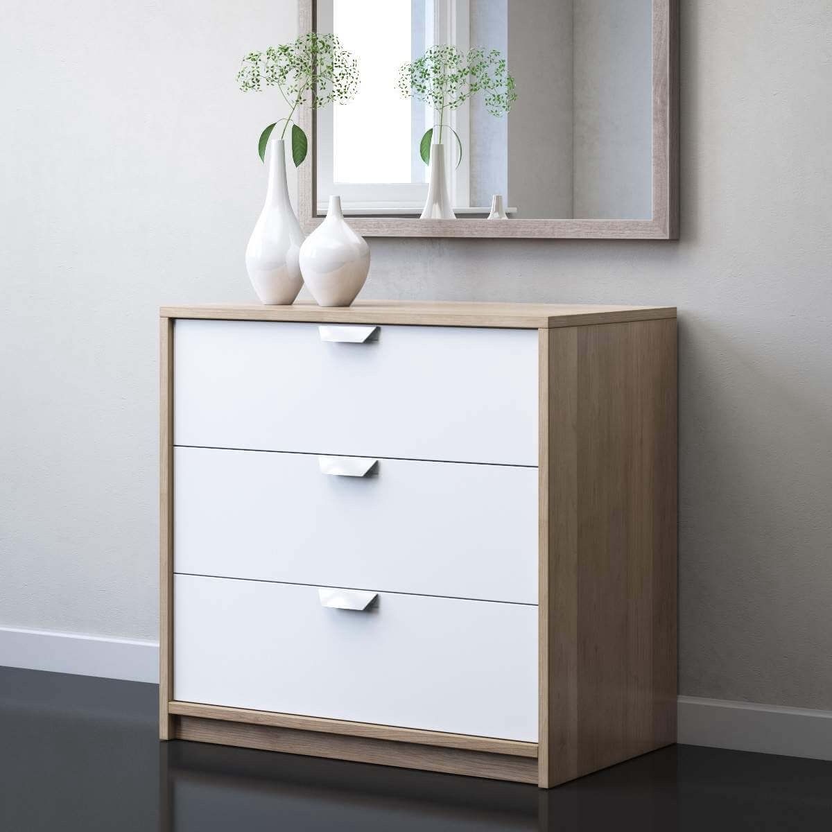 Dresser - 3 Tier, Wood & White for Sale in Irvine, CA - OfferUp